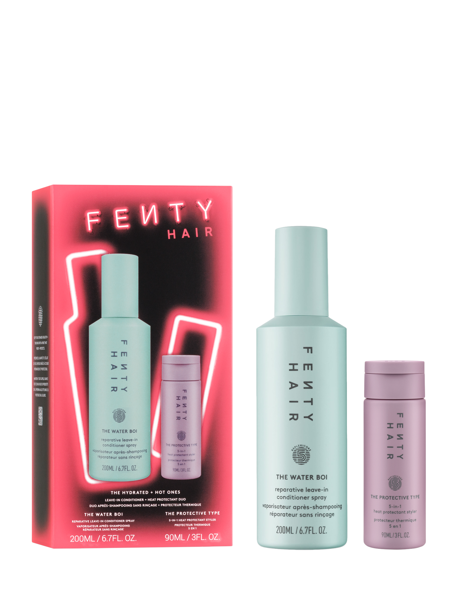 Fenty Hair The Hydrated & Hot Ones Haircare Gift Set