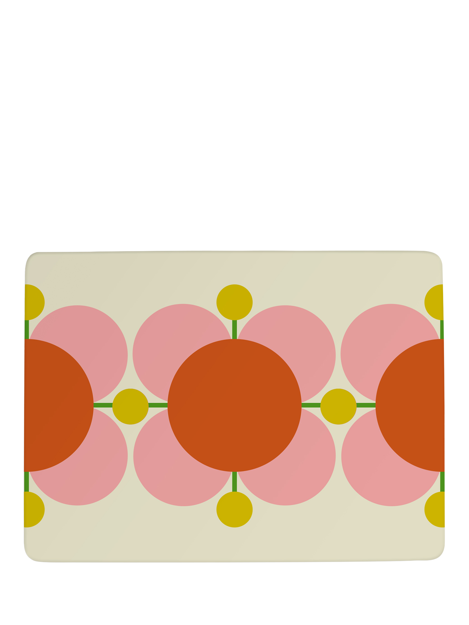 Orla Kiely Atomic Flower Cork-Backed Placemat, Set of 6, Assorted