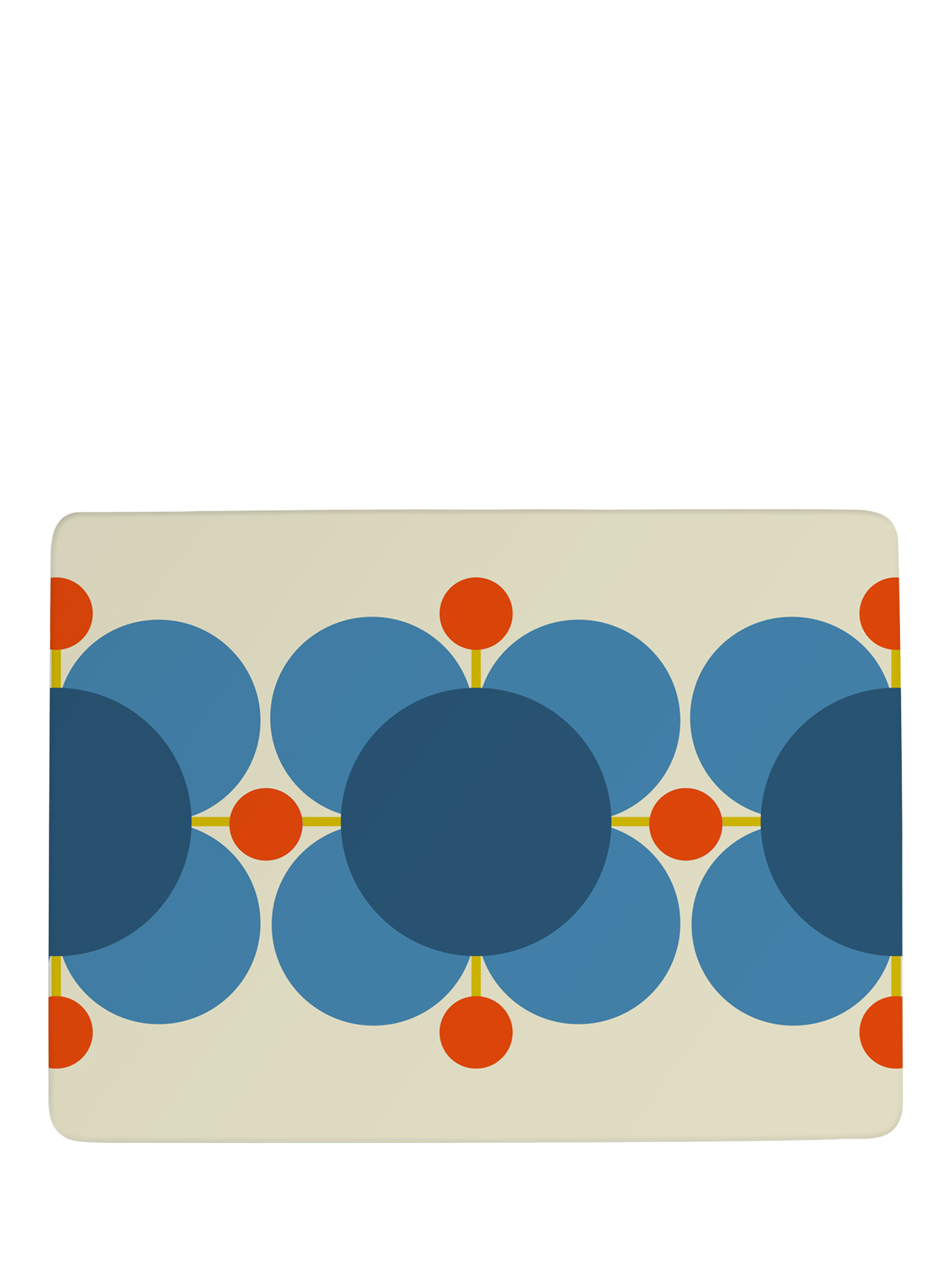 Orla Kiely Atomic Flower Cork-Backed Placemat, Set of 6, Assorted