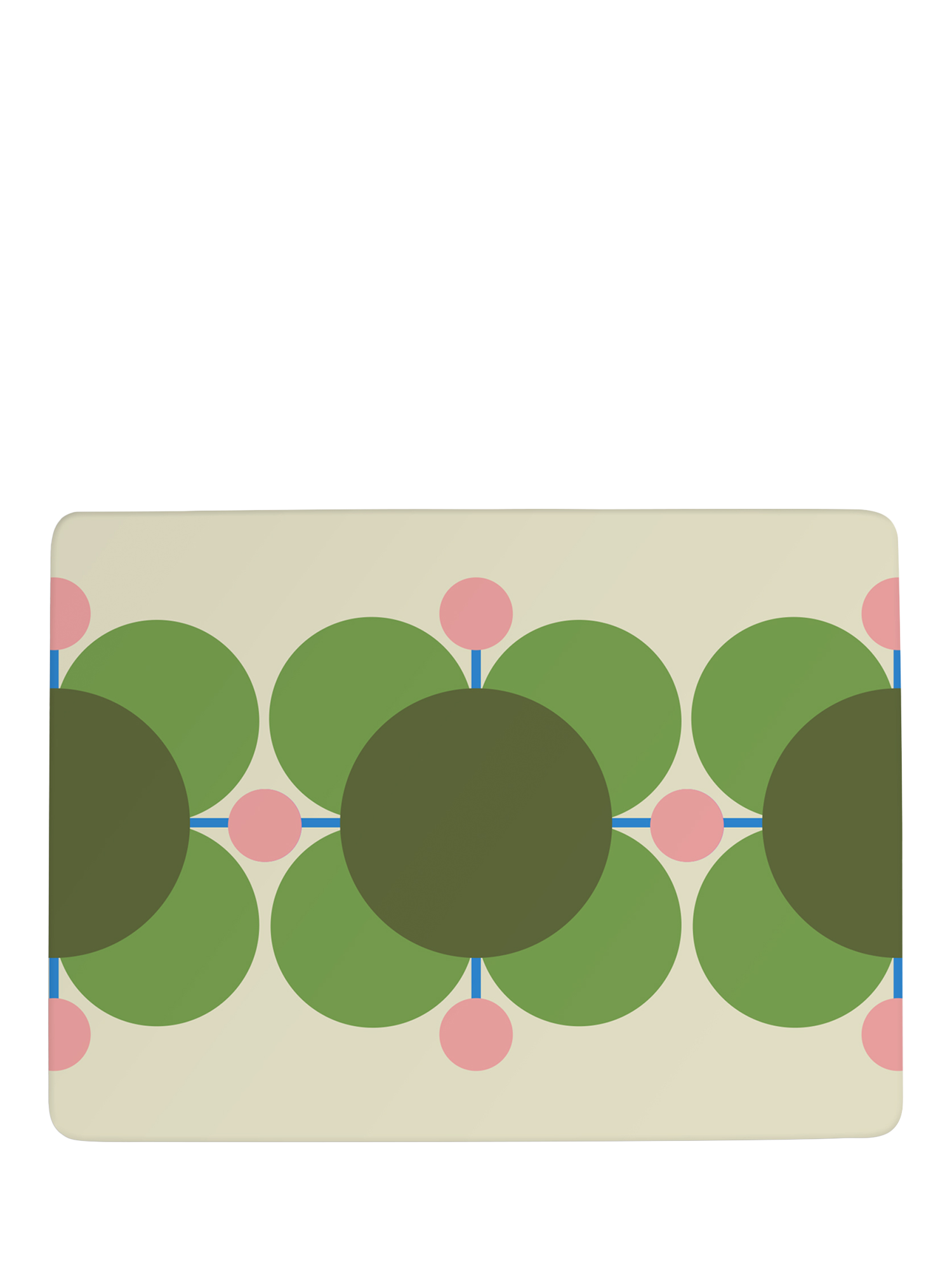 Orla Kiely Atomic Flower Cork-Backed Placemat, Set of 6, Assorted