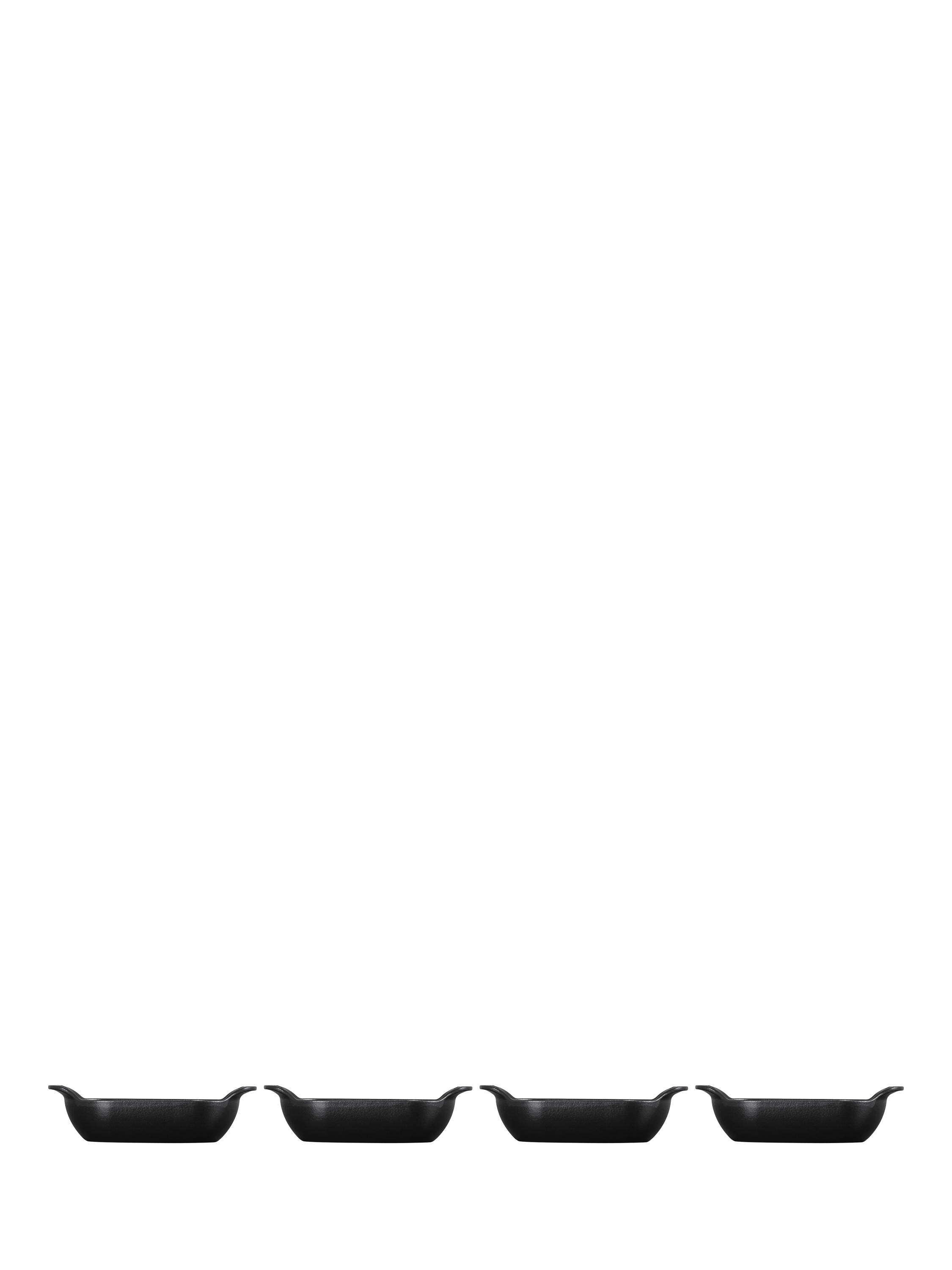 Le Creuset Gourmand Cast Iron Mini Rectangular Baker, Set of 4, 13cm ...