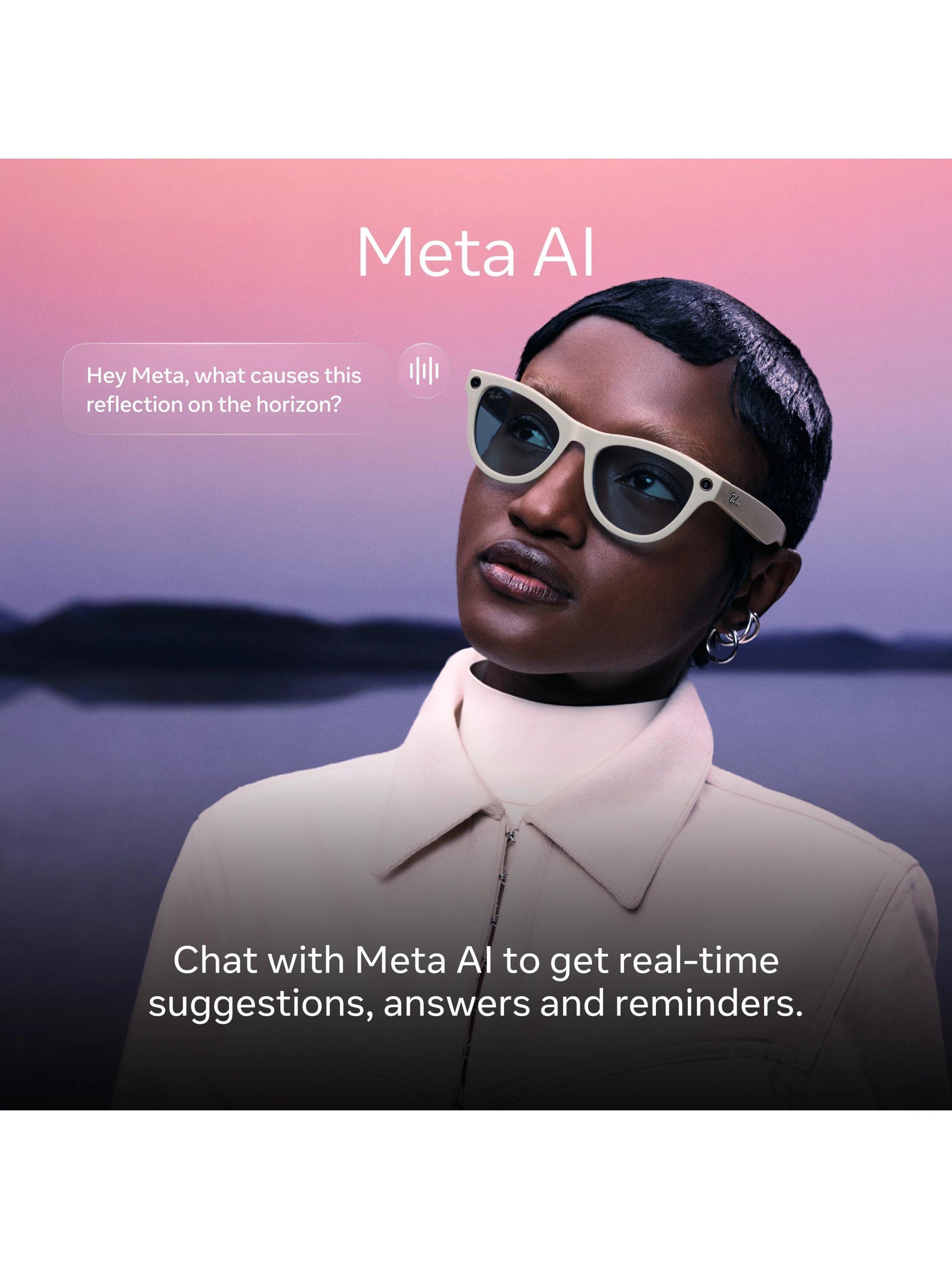 Meta Ray-Ban Meta Headliner (Gen 2) Glasses, Matte Black, Polar ...