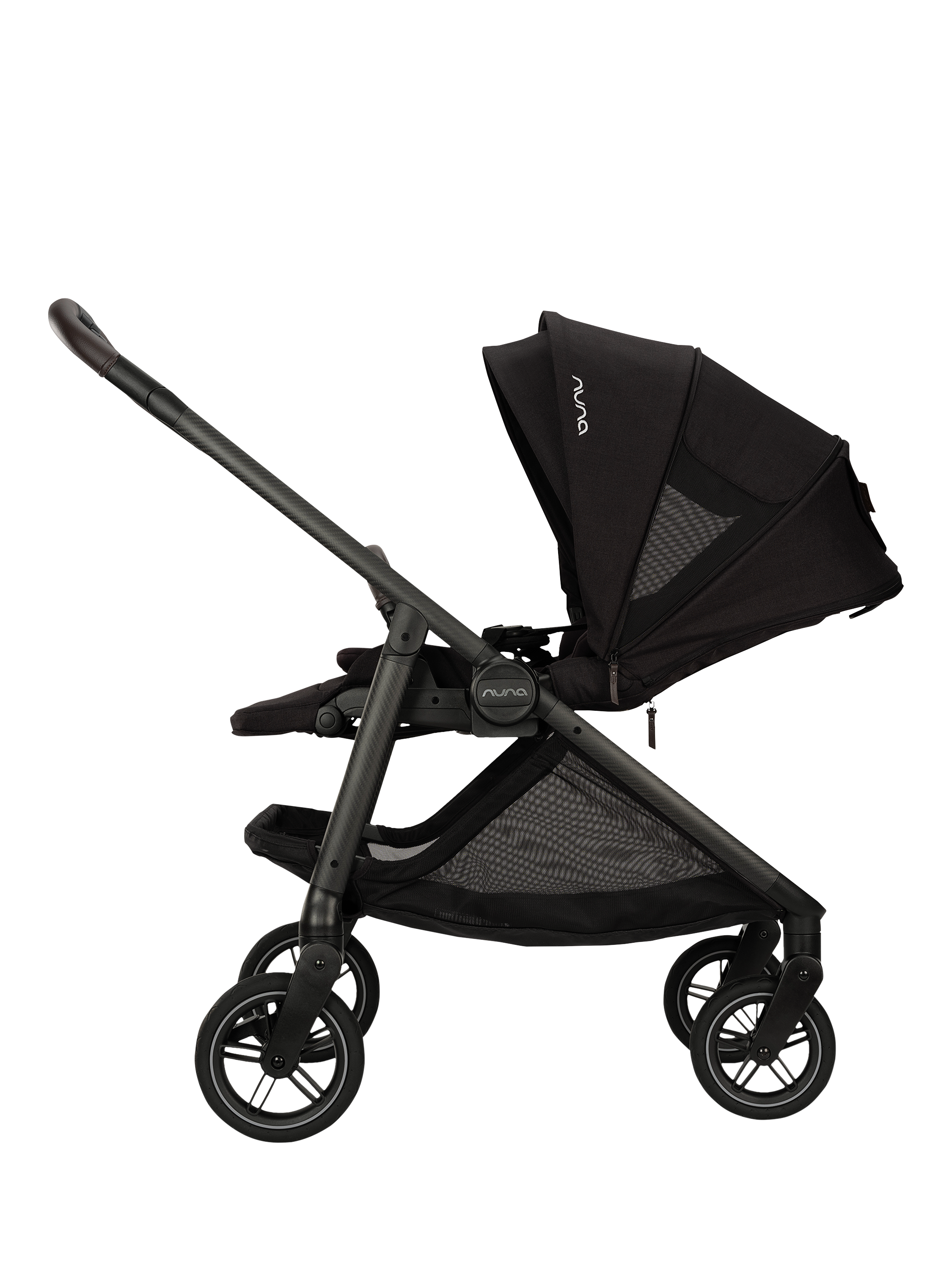 Nuna SWIV Pushchair, LYTL Carrycot, ARRA Flex Car Seat and BASE Curv ...