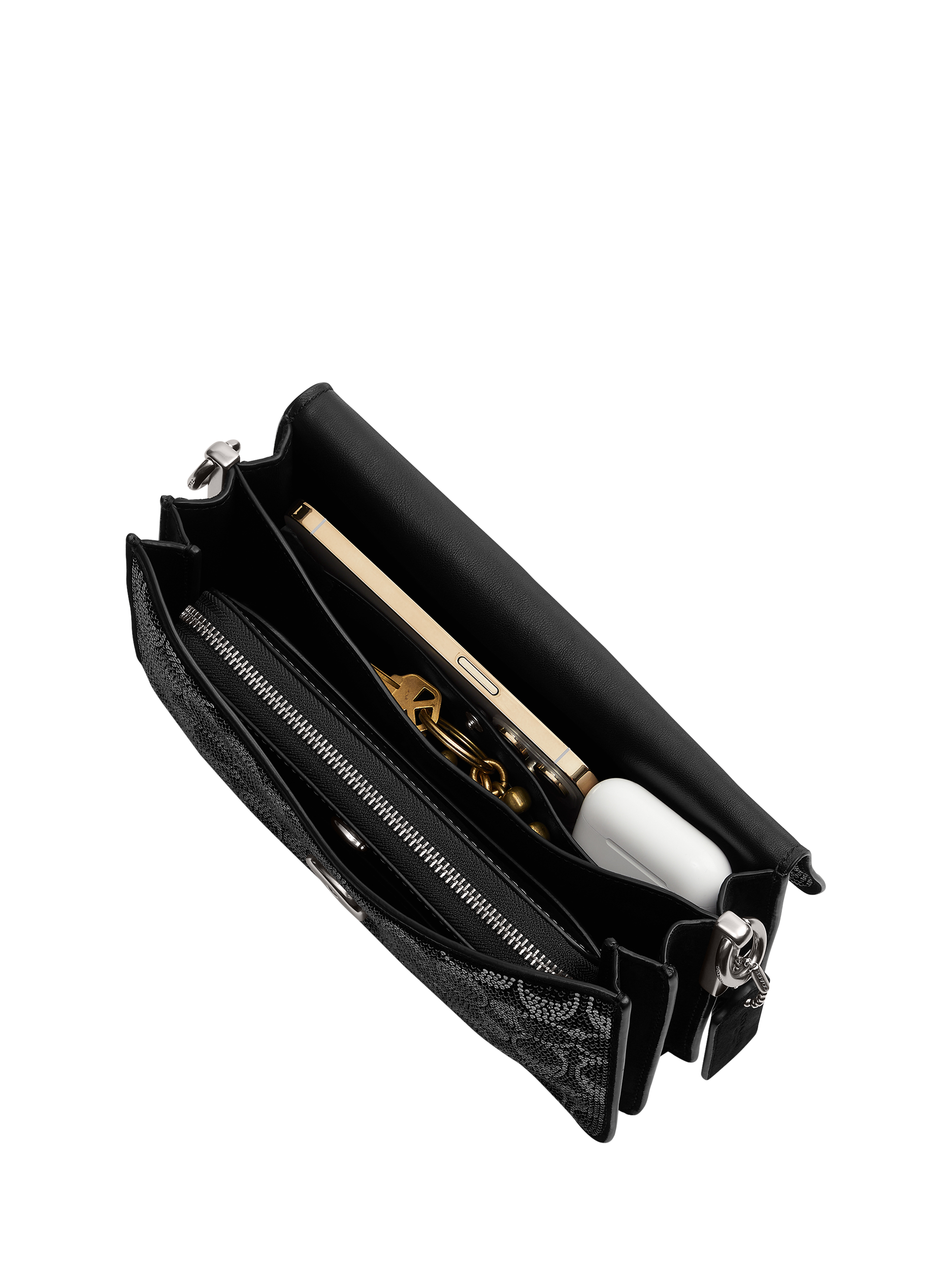 Coach Tabby 26 Crystal Embellished Crossbody Bag, Lh/Black