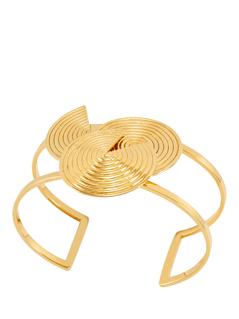 Rachel Jackson London Evolve Statement Bangle, Gold
