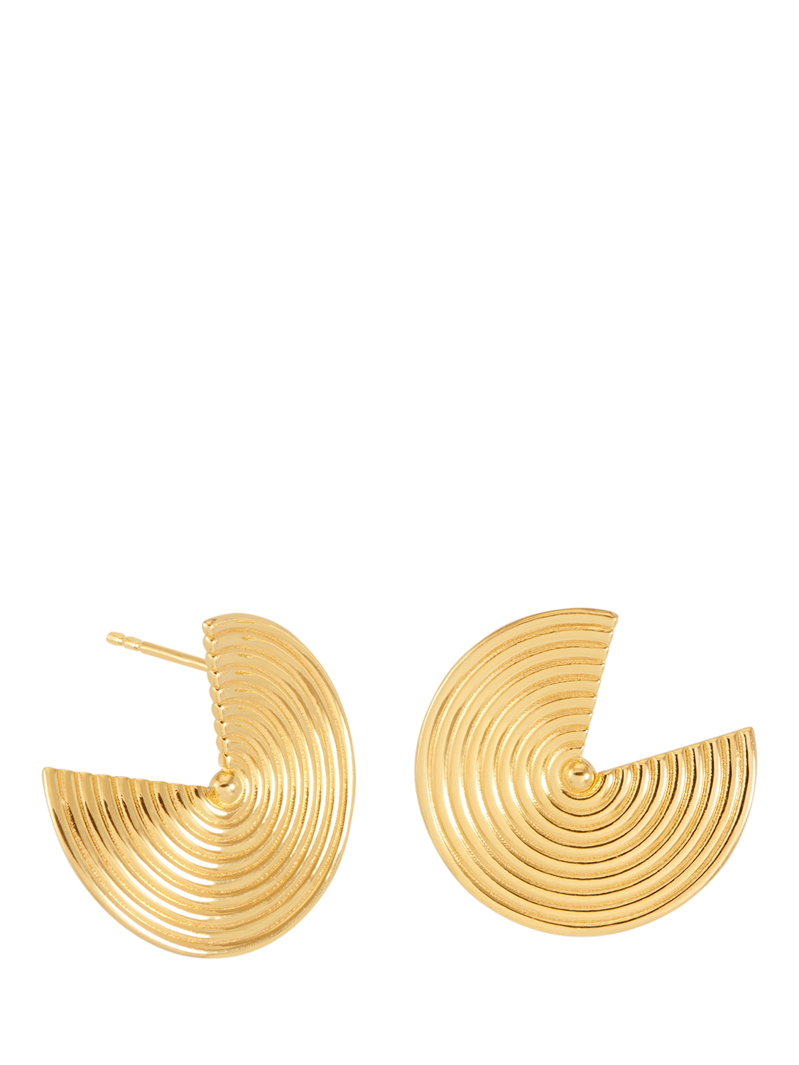 Rachel Jackson London Front Facing Evolve Earrings, Gold