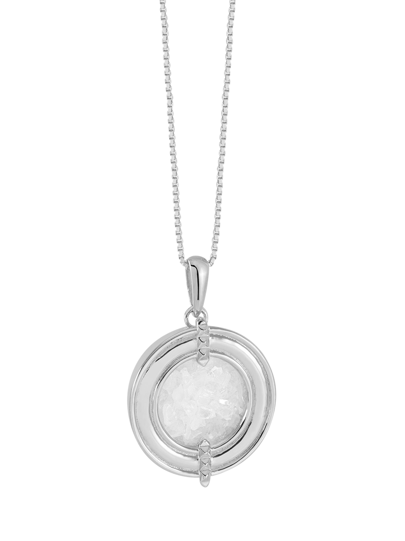 Rachel Jackson London Personalised Evolve Amulet Necklace, Silver
