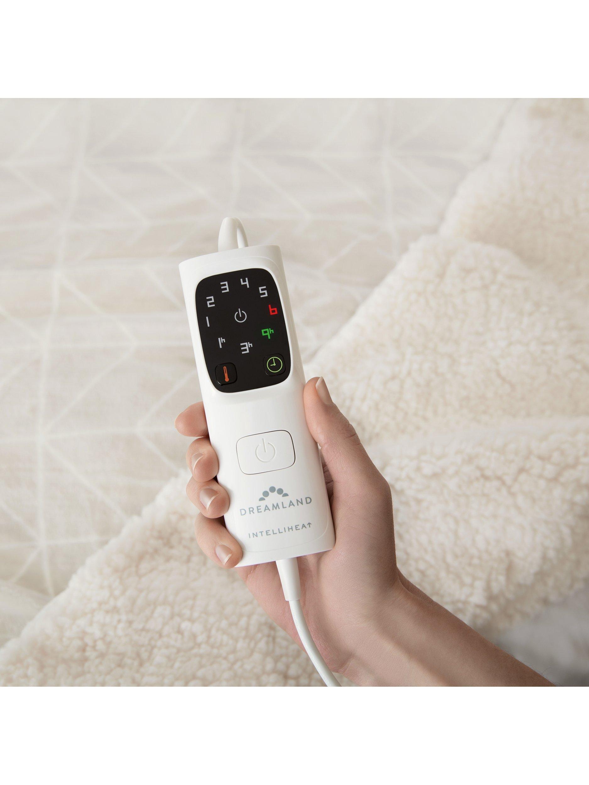 Dreamland Nap Time Sherpa Electric Blanket, Beige