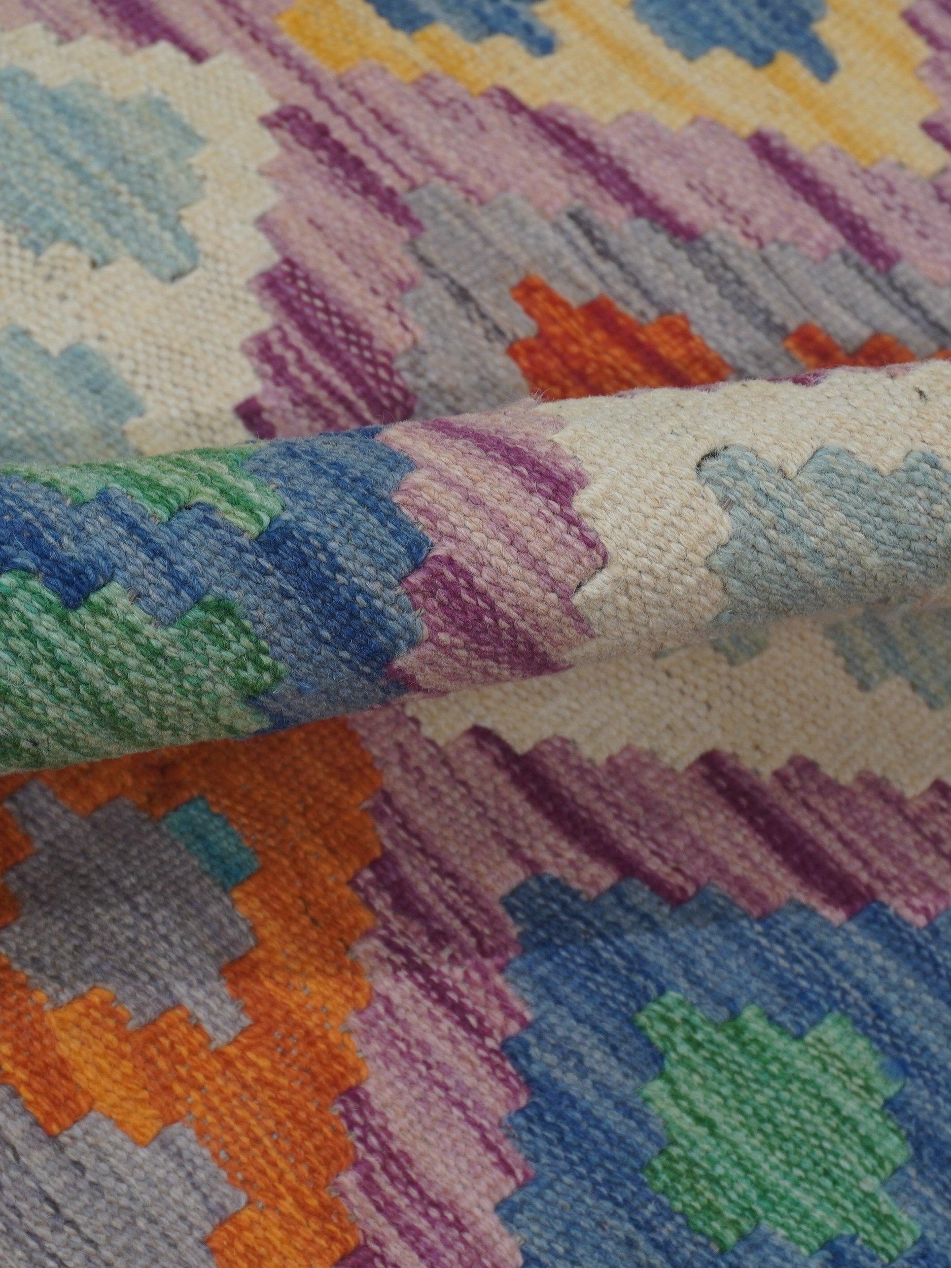 Gooch Oriental Kelim Pure Wool Rug, Multi, L249 x W175 cm