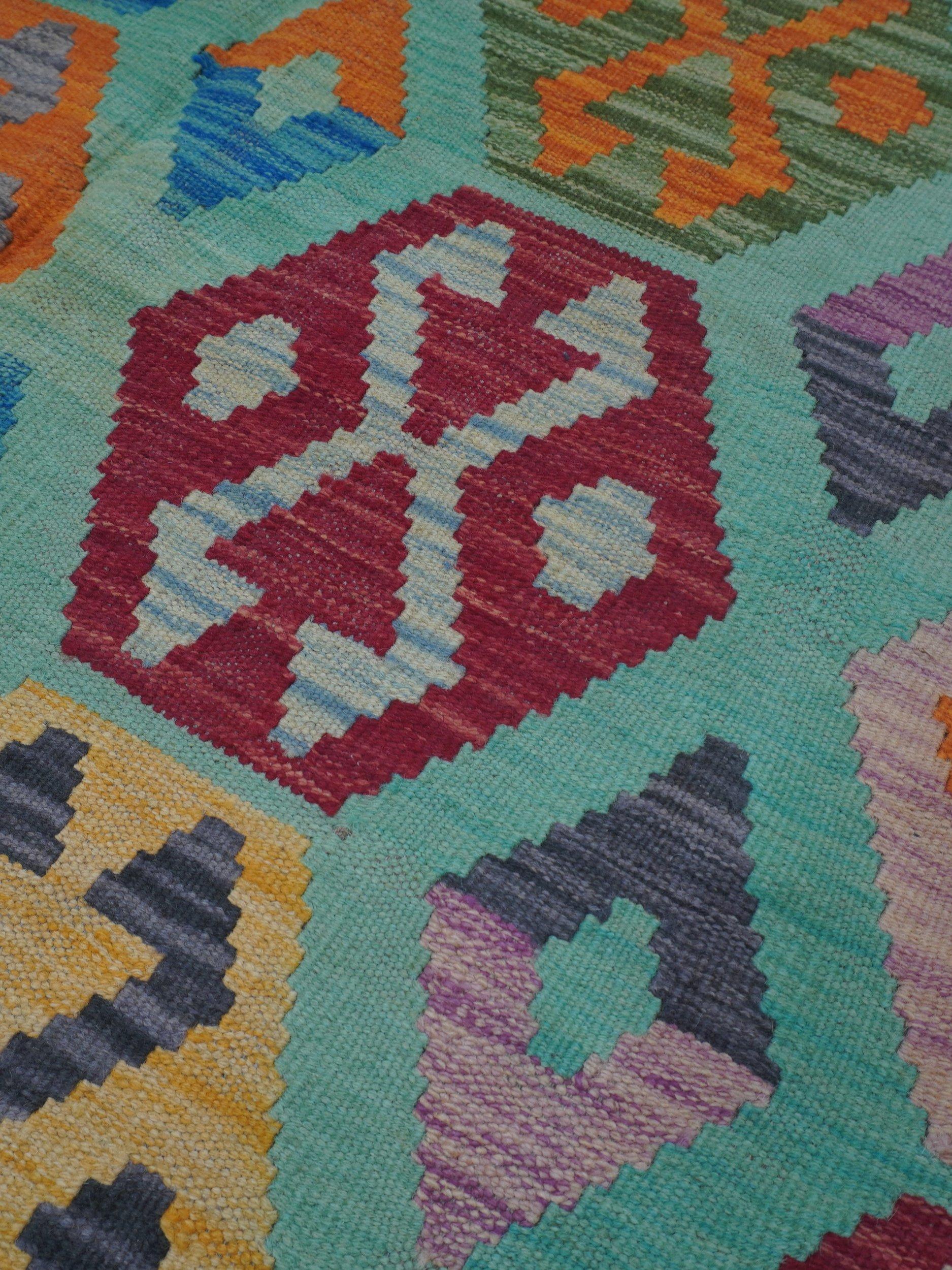 Gooch Oriental Kelim Pure Wool Rug, Multi, L298 x W203 cm