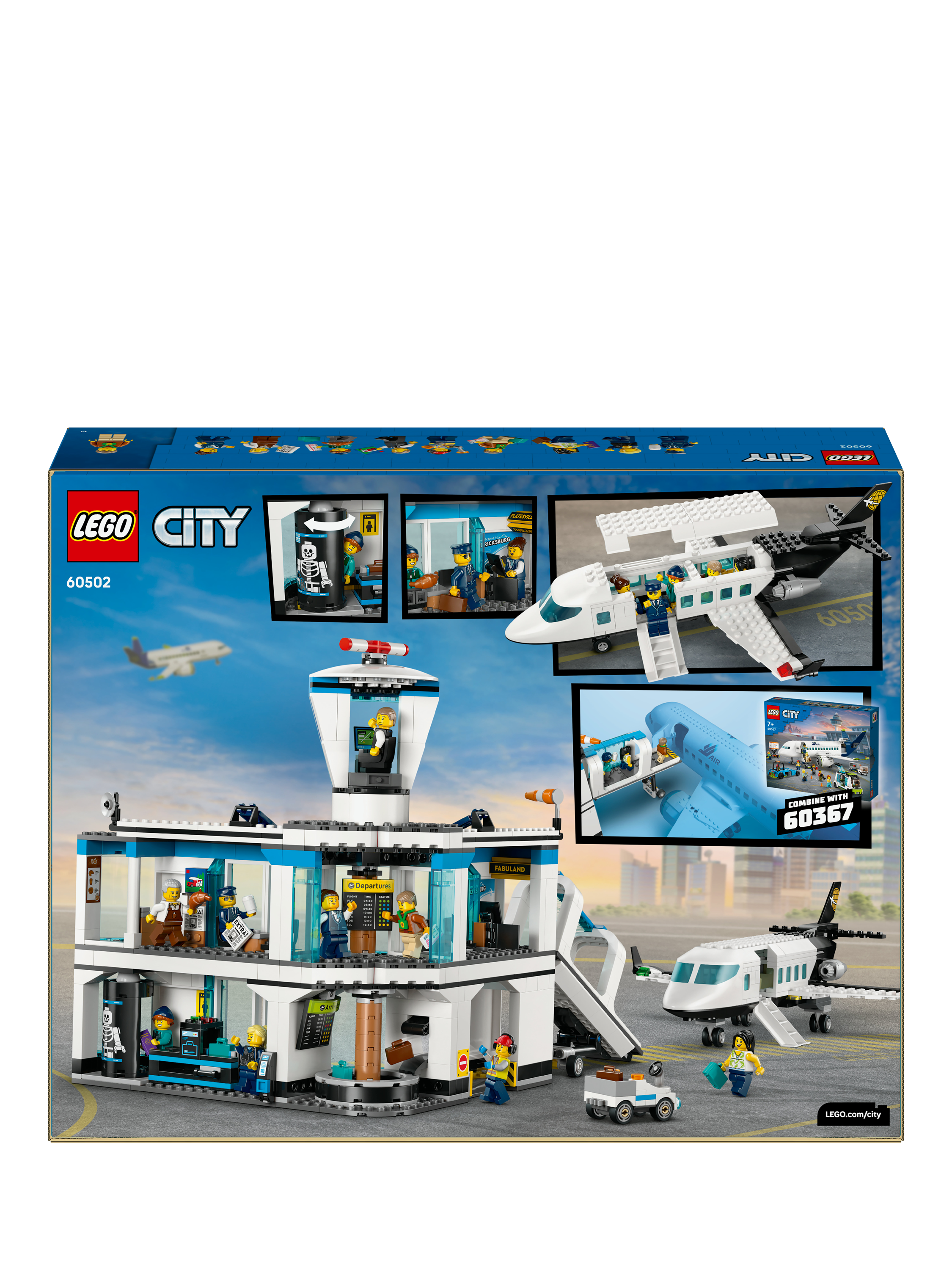 LEGO City 60502 Airport with Airplane Building Kit