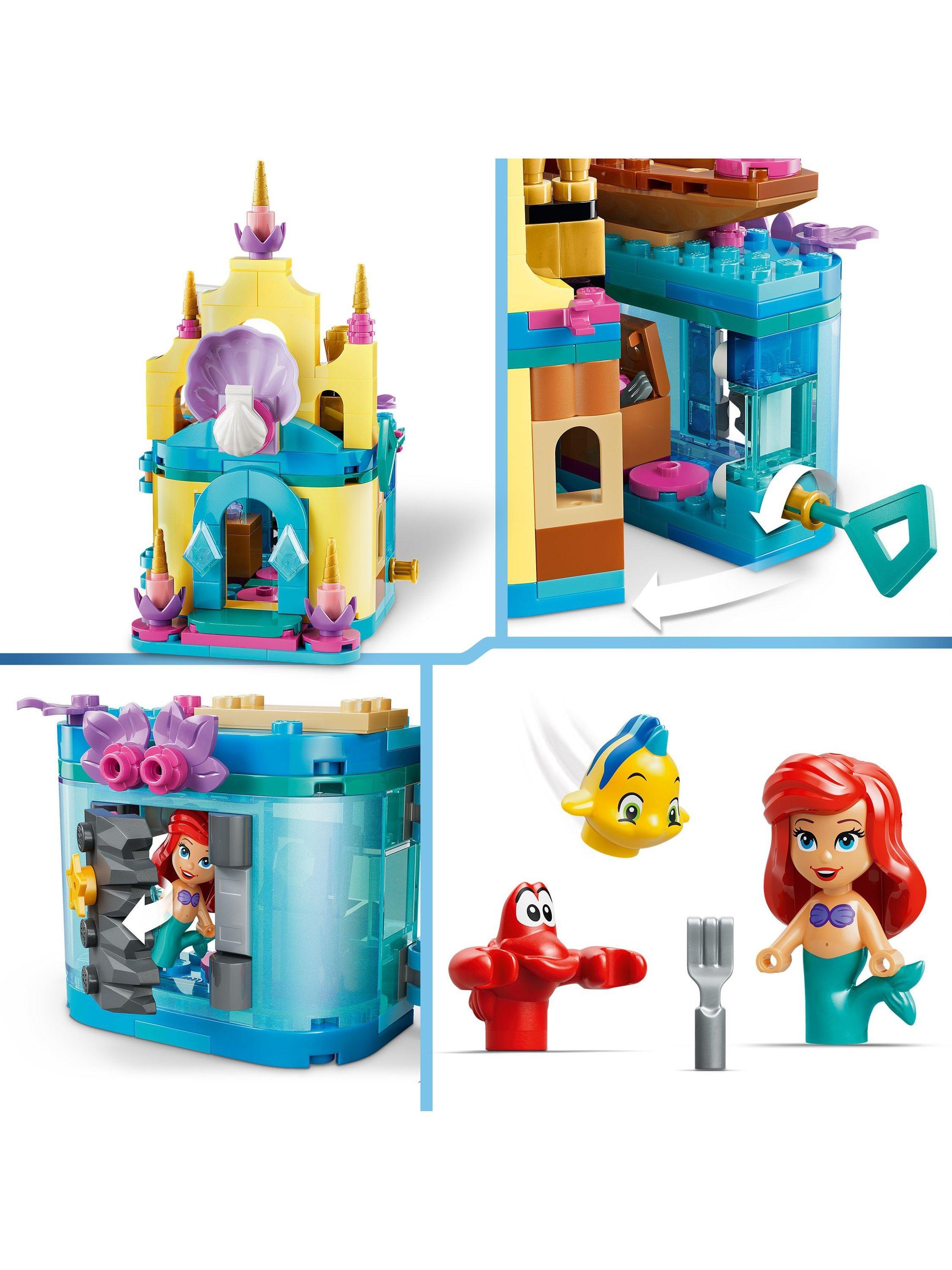 LEGO Disney 43285 Princess Ariel’s Magical Mini Palace Building Toy