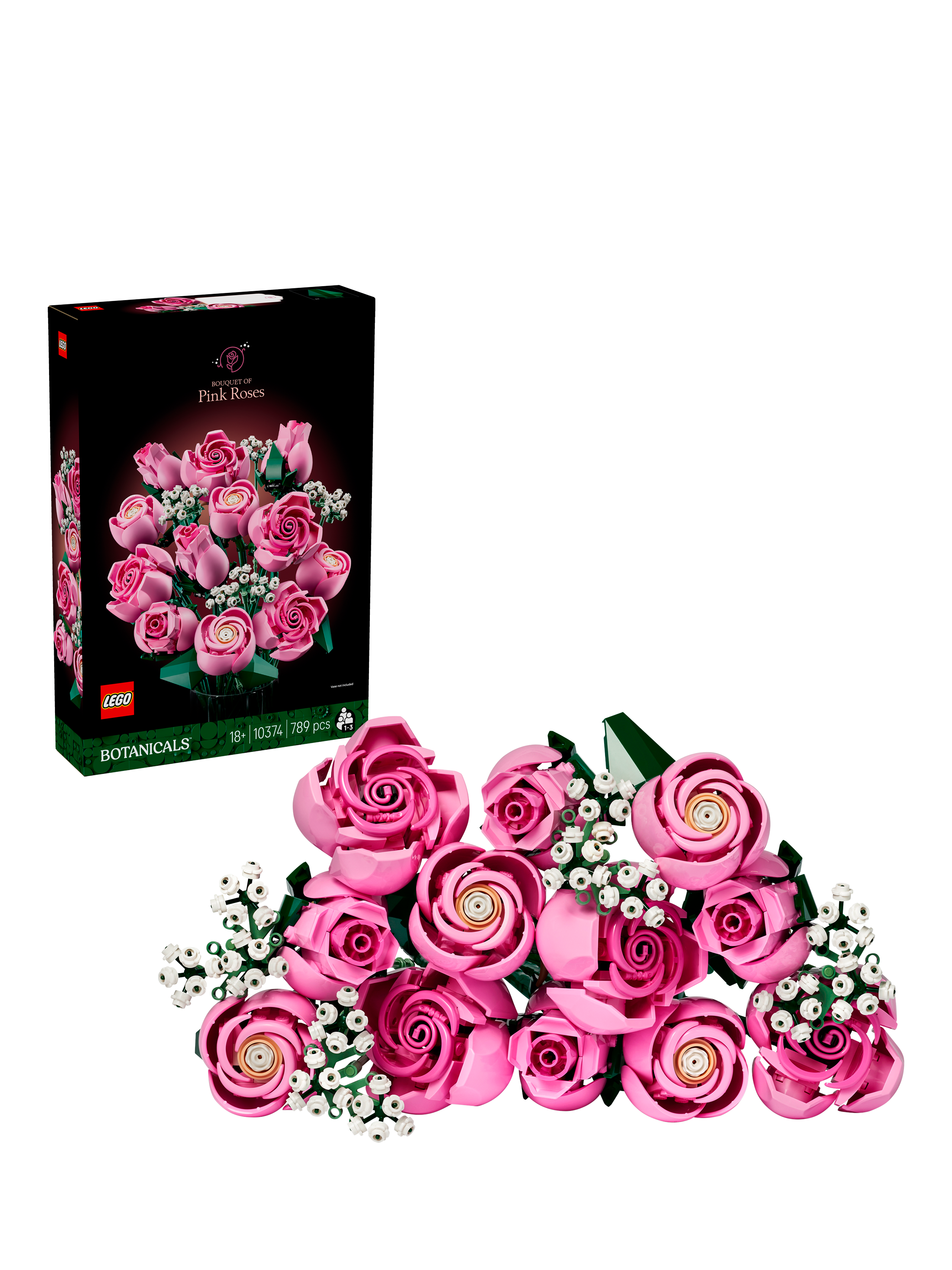 LEGO Botanicals 10374 Bouquet of Pink Roses