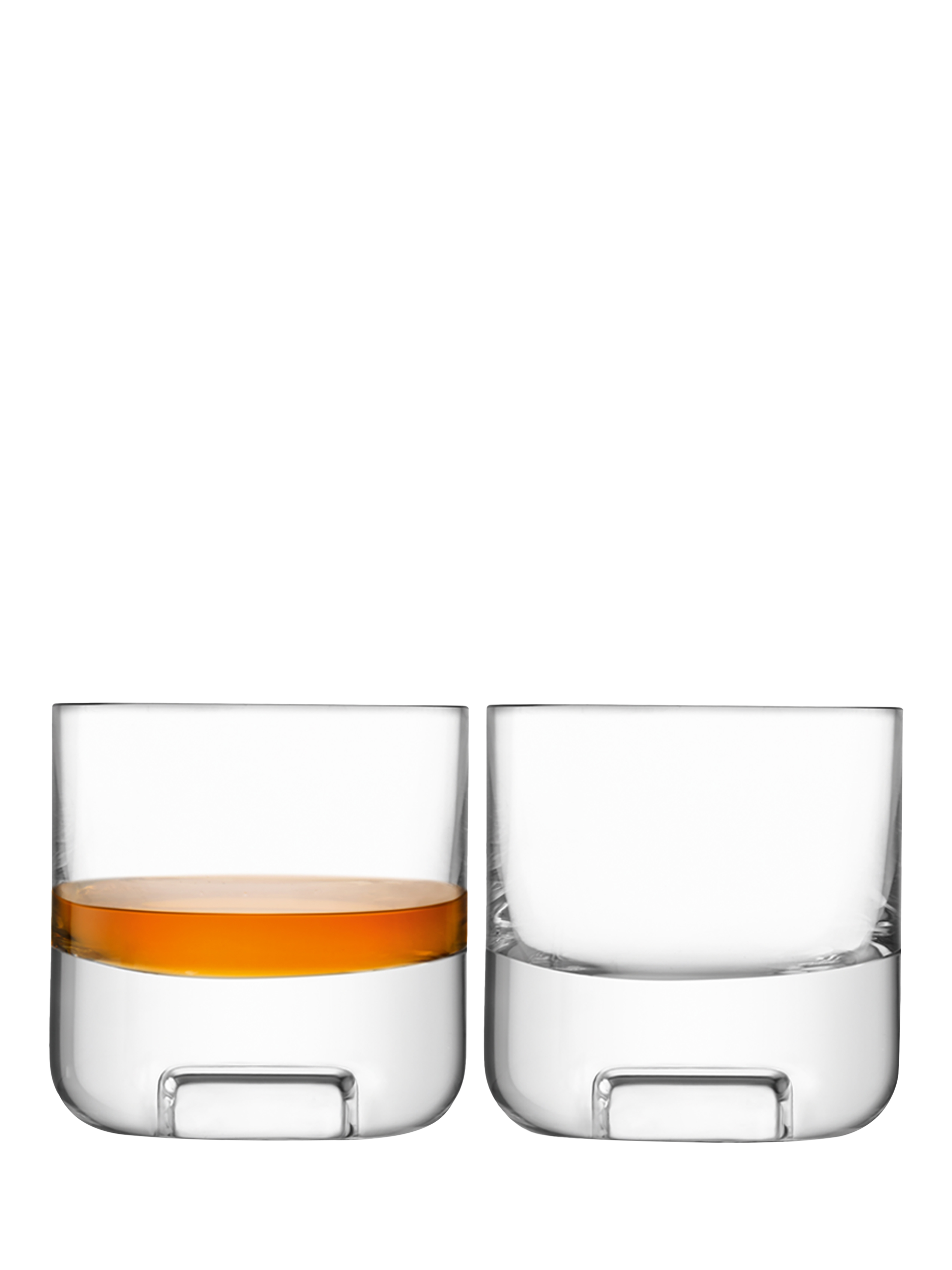 LSA International Cask Whiskey Glass Tumbler 240ml, Clear