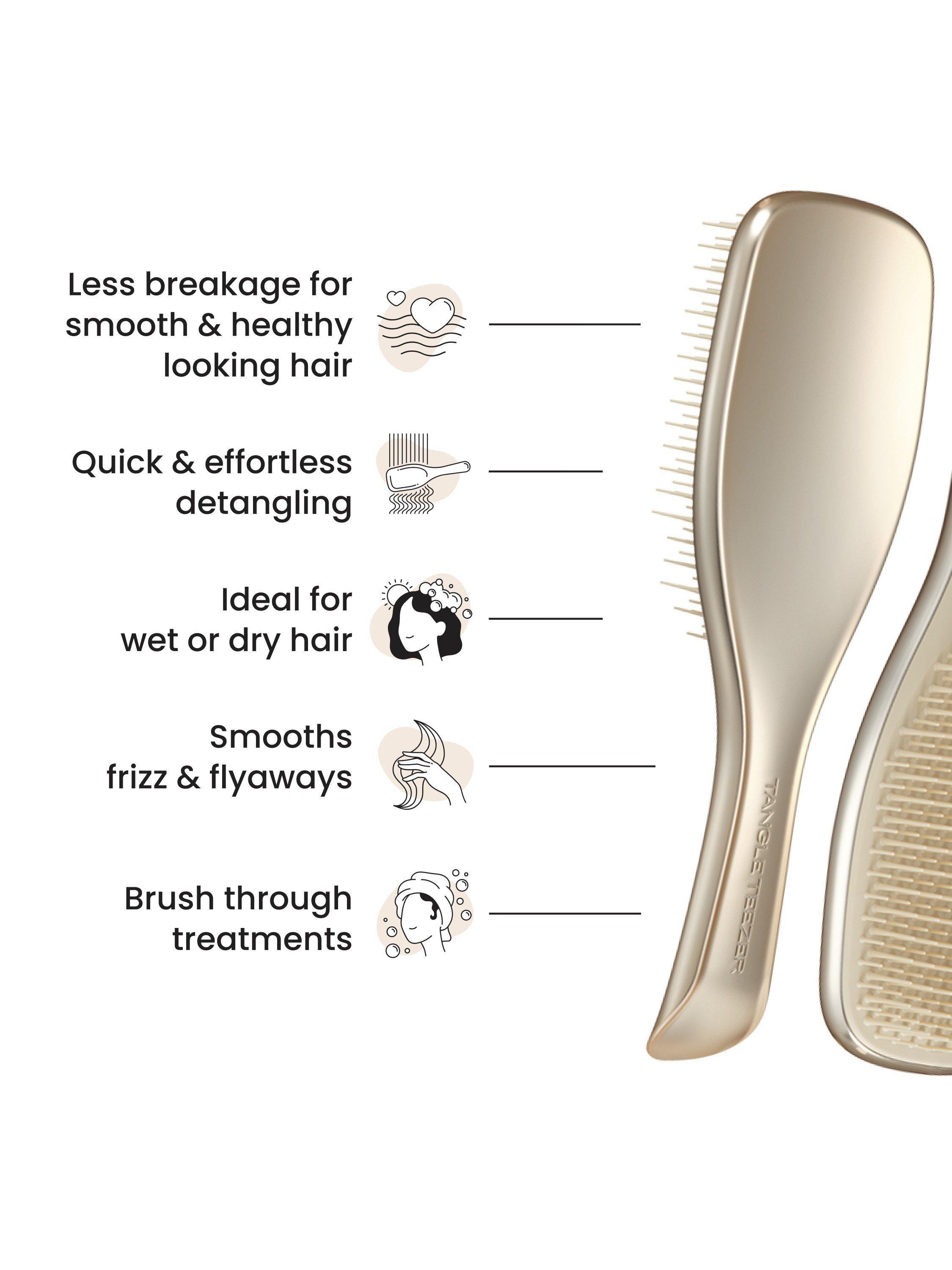 Tangle Teezer Limited Edition Ultimate Detangler Chrome Hair Brush ...