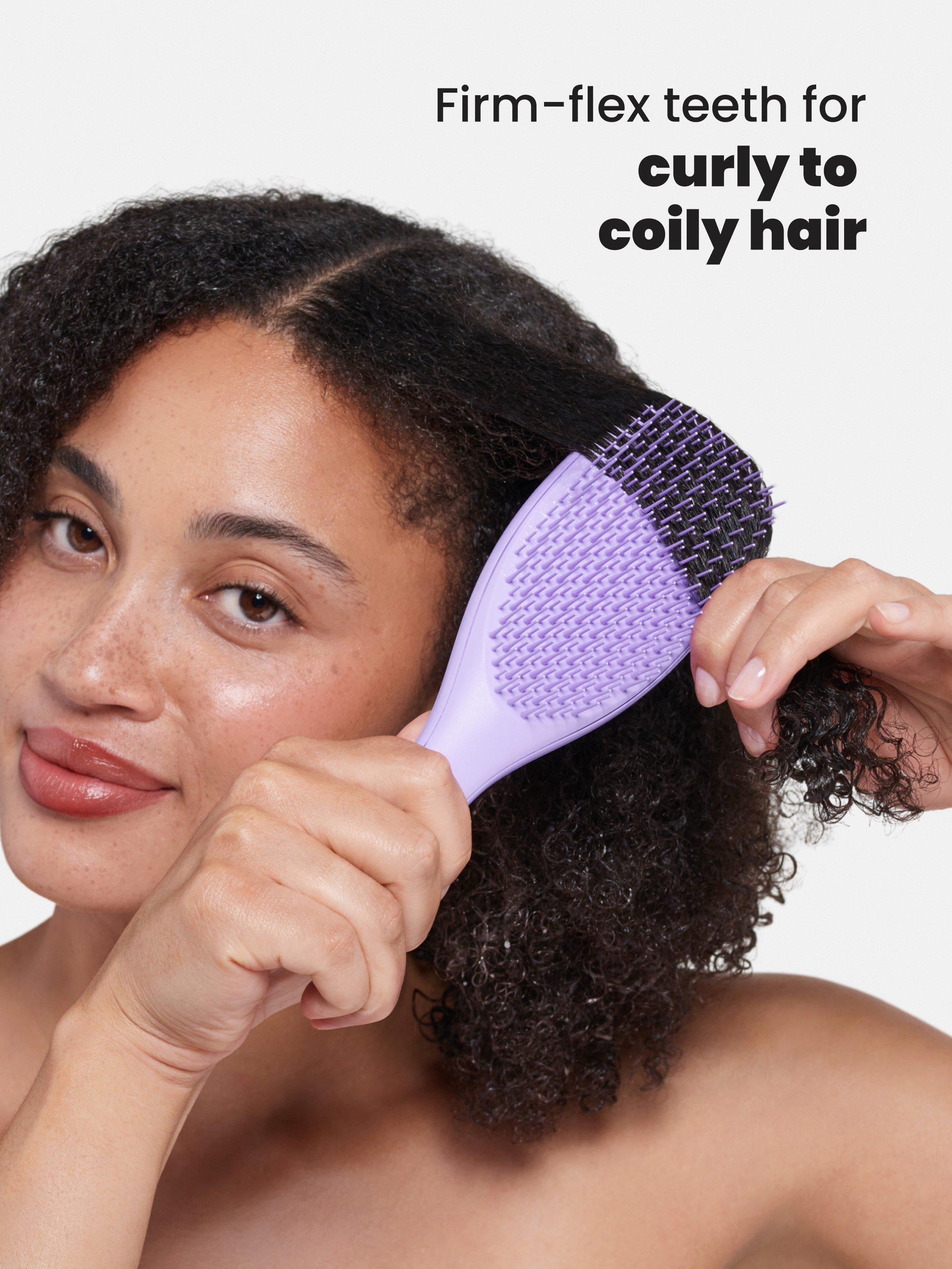 Tangle Teezer The Ultimate Detangler Naturally Curly Hair Brush, Purple ...