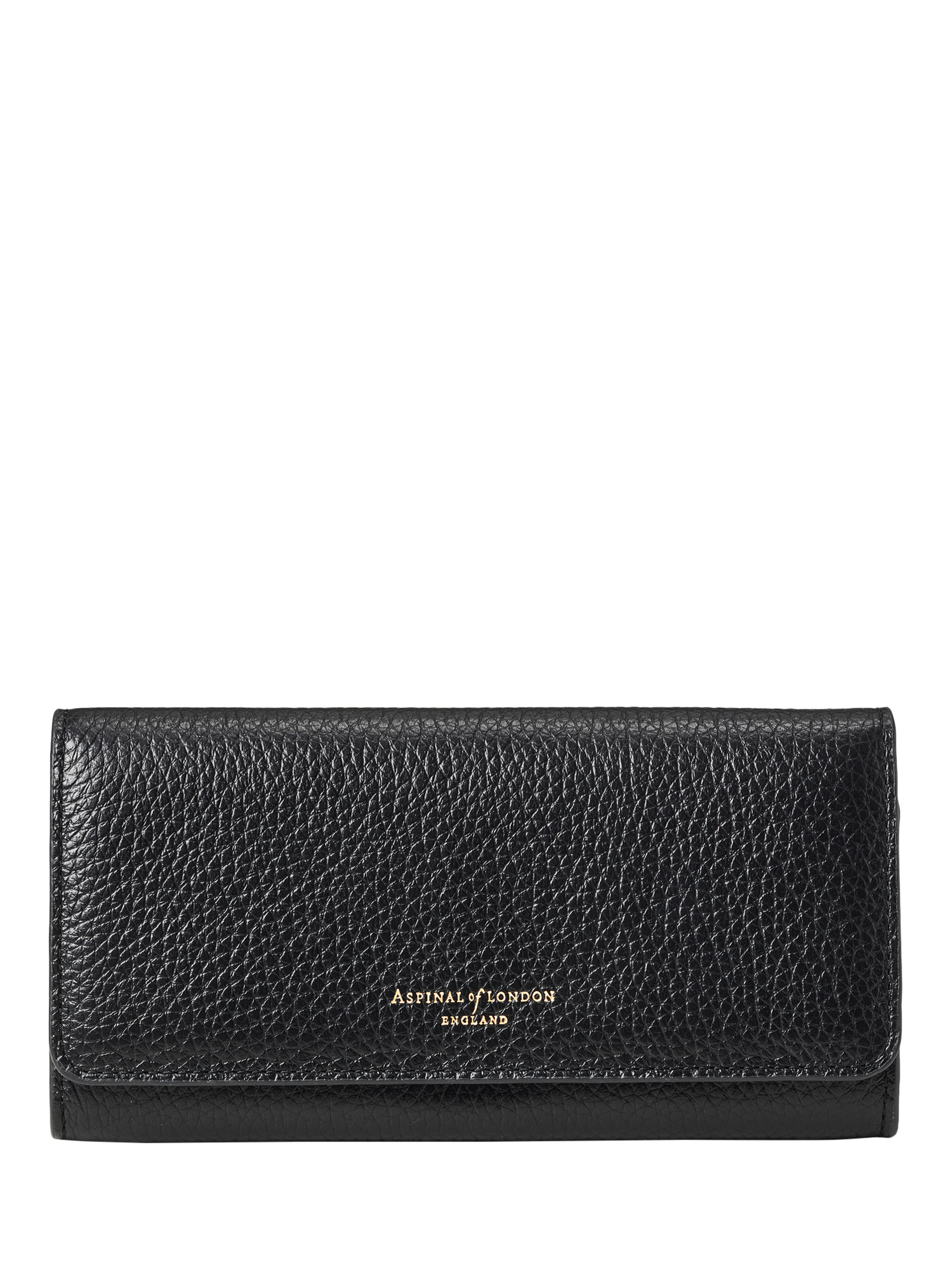Aspinal of London Essential Leather Wallet, Black