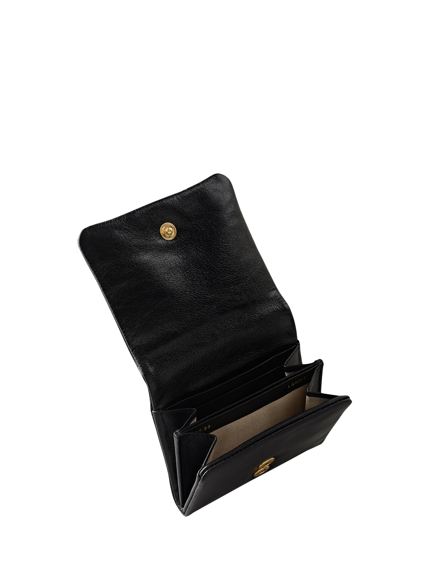 Radley Mallow Street Leather Flapover Purse, Black