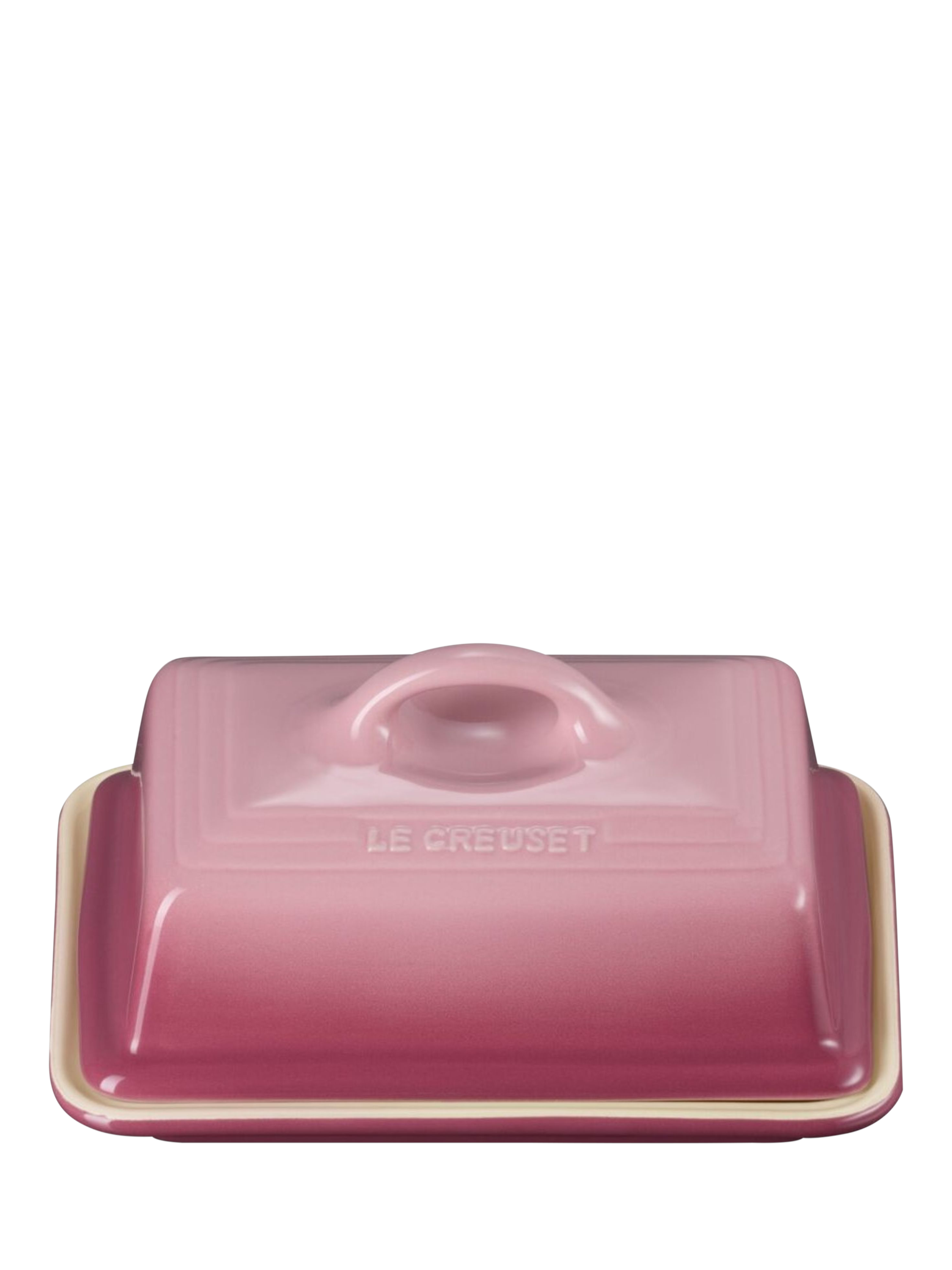 Le Creuset Stoneware Butter Dish, Rose Quartz