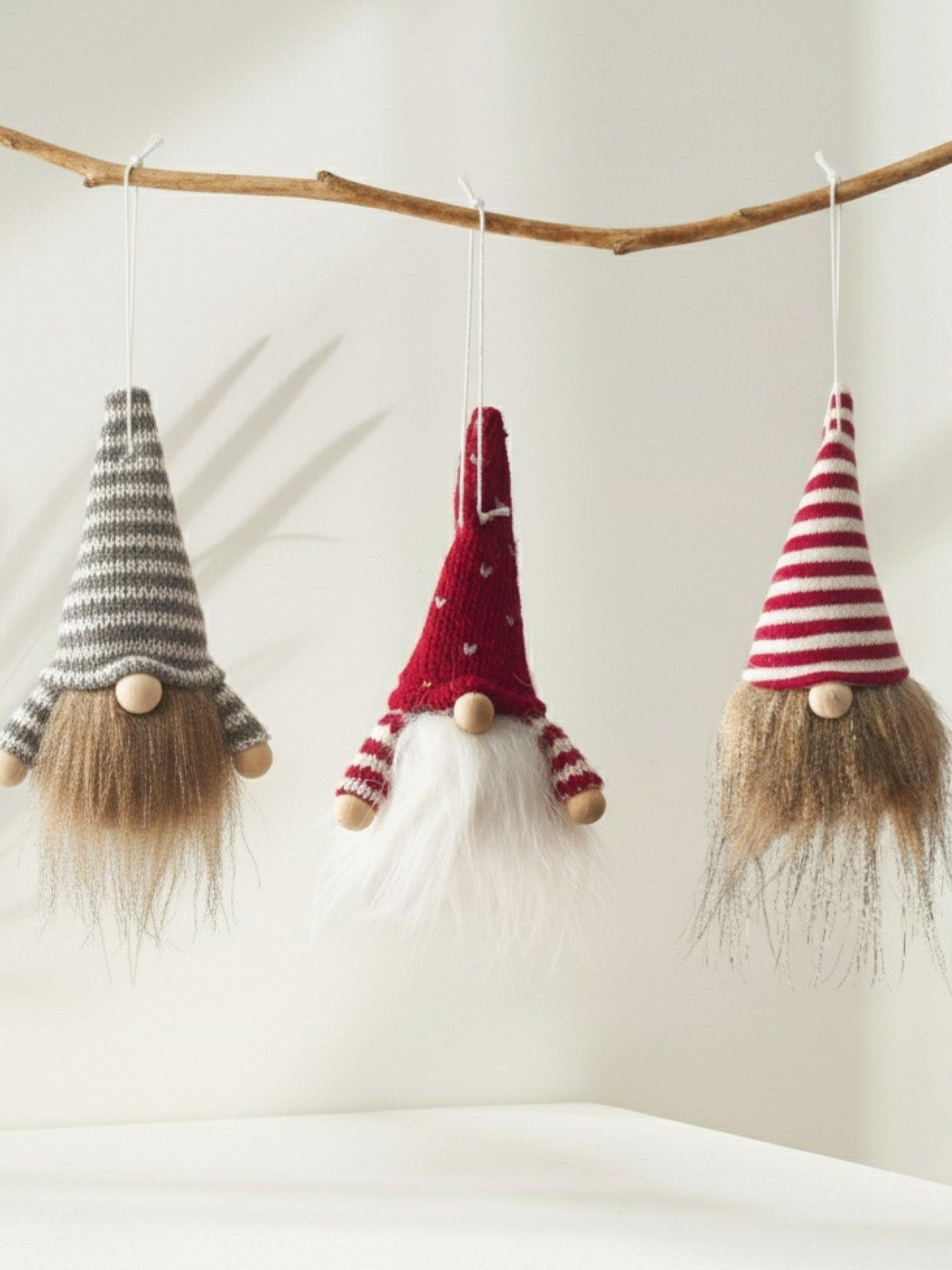 Truly Gonk Tree Decoration, Grey