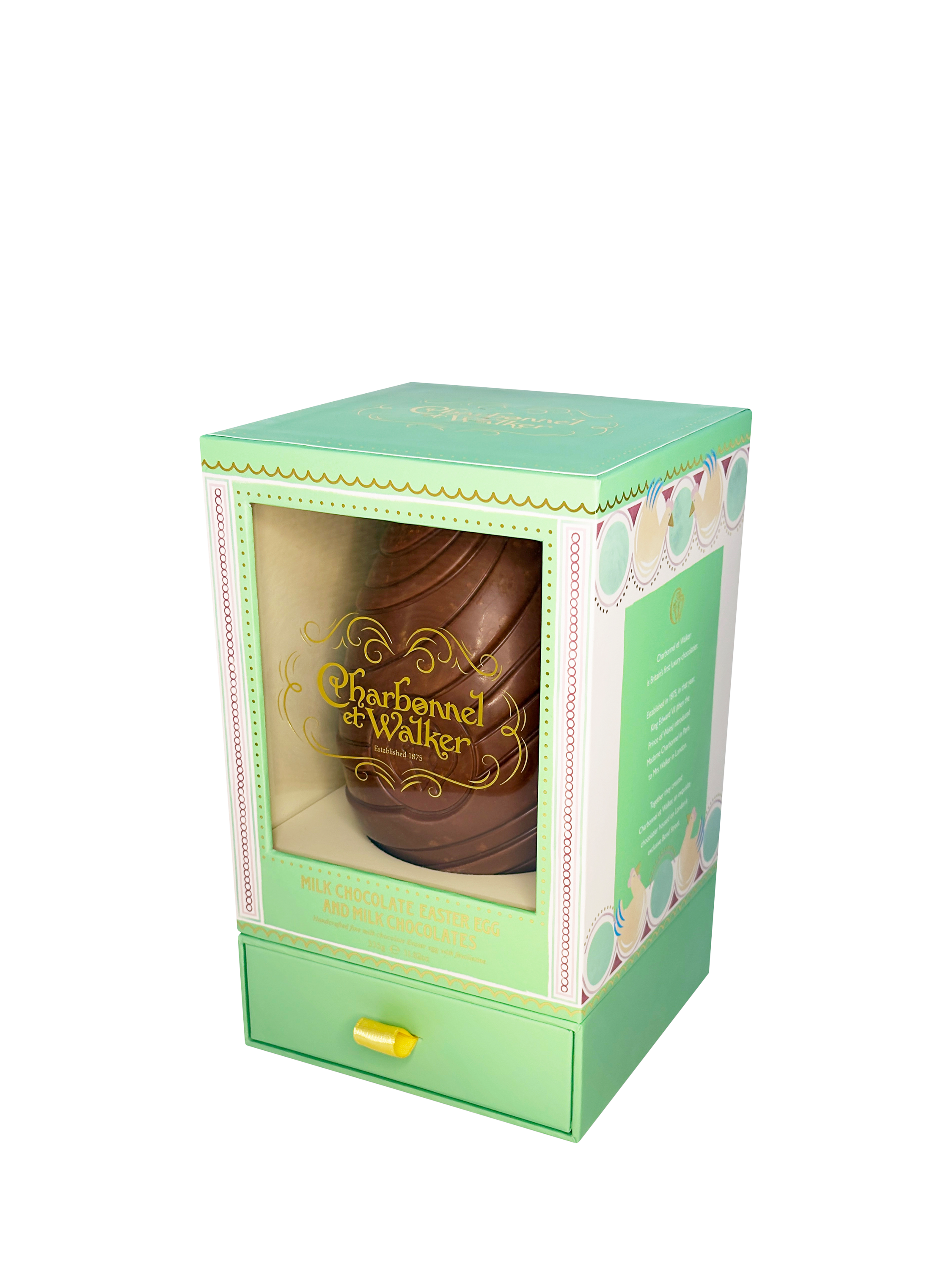 Charbonnel et Walker Milk Chocolate Easter Egg with Assorted Truffles, 350g