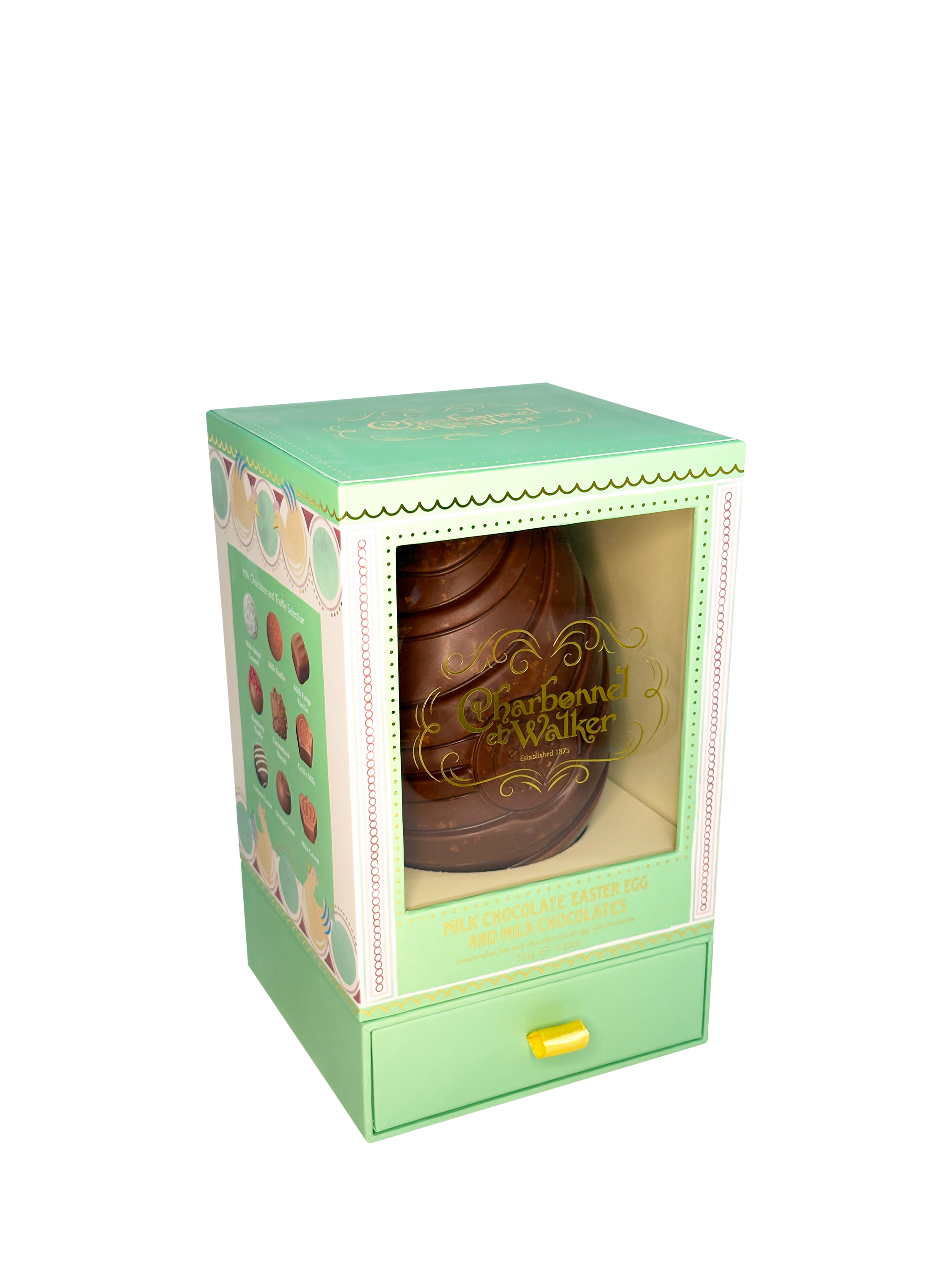 Charbonnel et Walker Milk Chocolate Easter Egg with Assorted Truffles, 350g