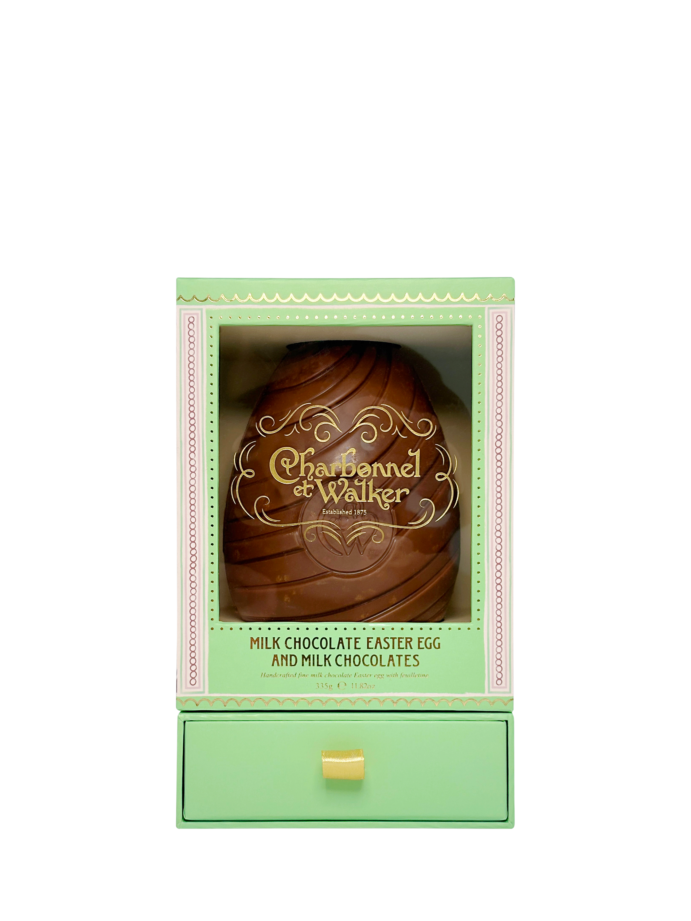 Charbonnel et Walker Milk Chocolate Easter Egg with Assorted Truffles, 350g