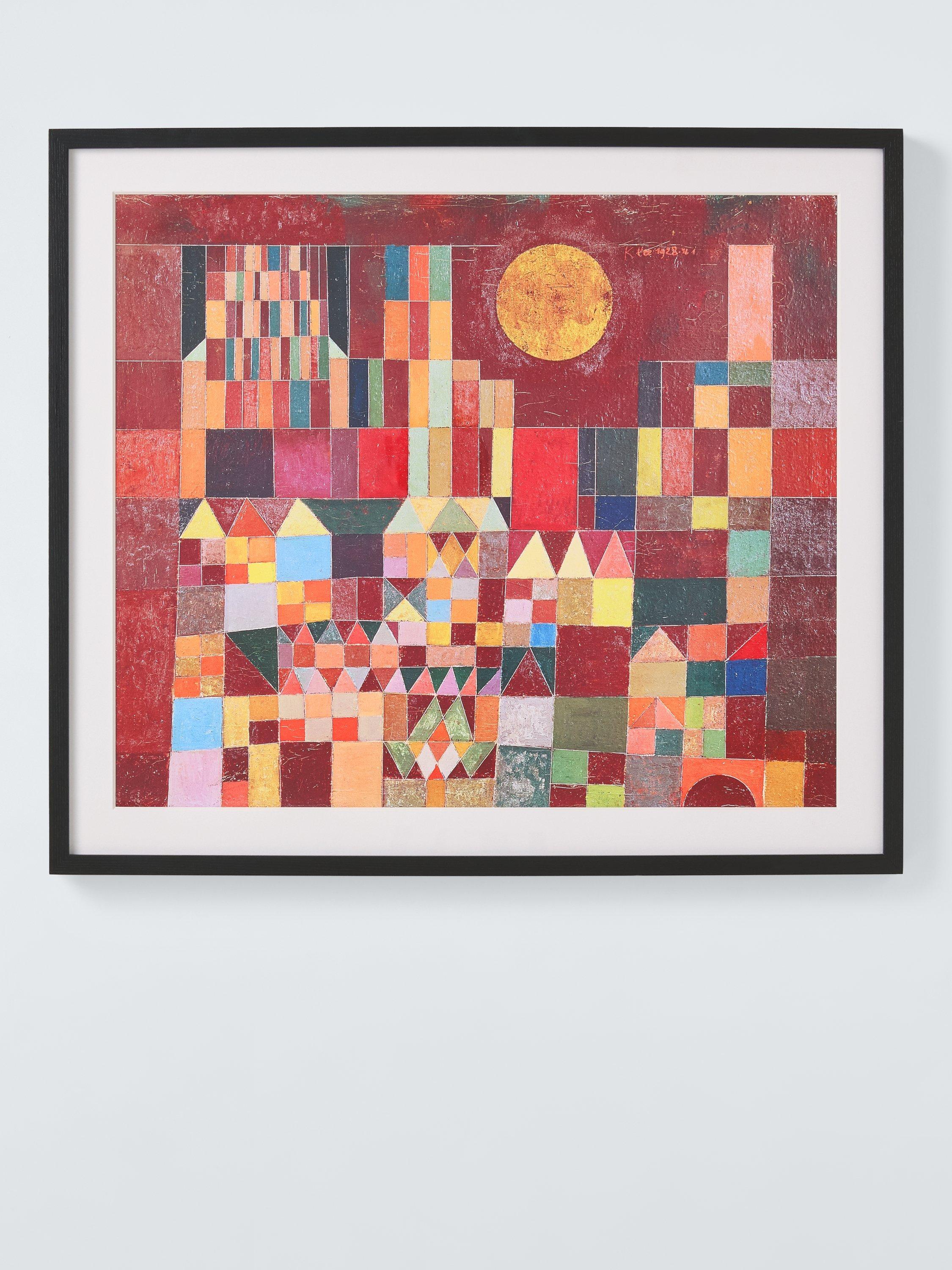John Lewis Paul Klee 'Castle & Sun, 1928' Framed Print & Mount, 71.5 x ...