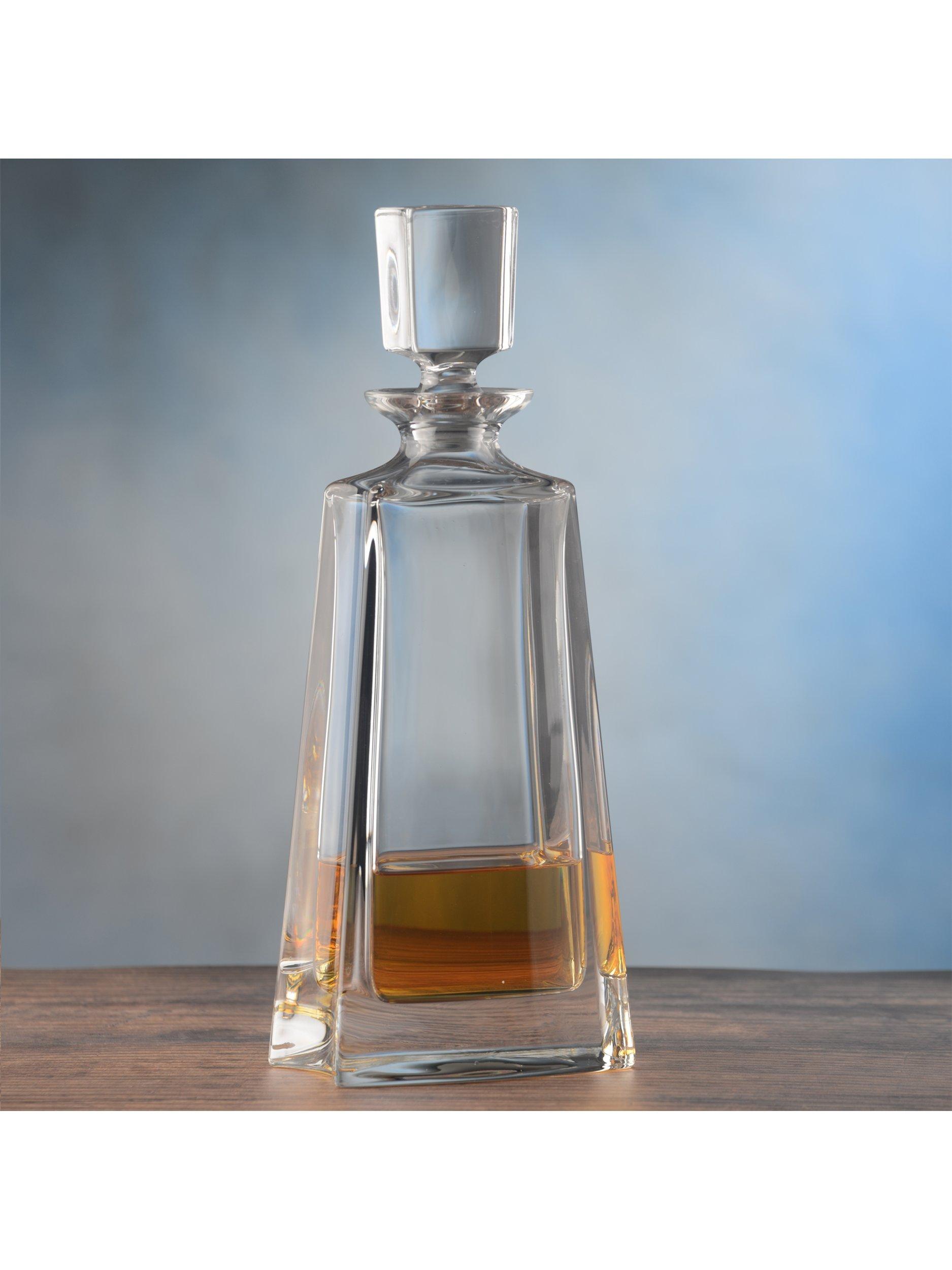 Crystalite Bohemia Boston Large Crystal Glass Spirits Decanter, 650ml ...