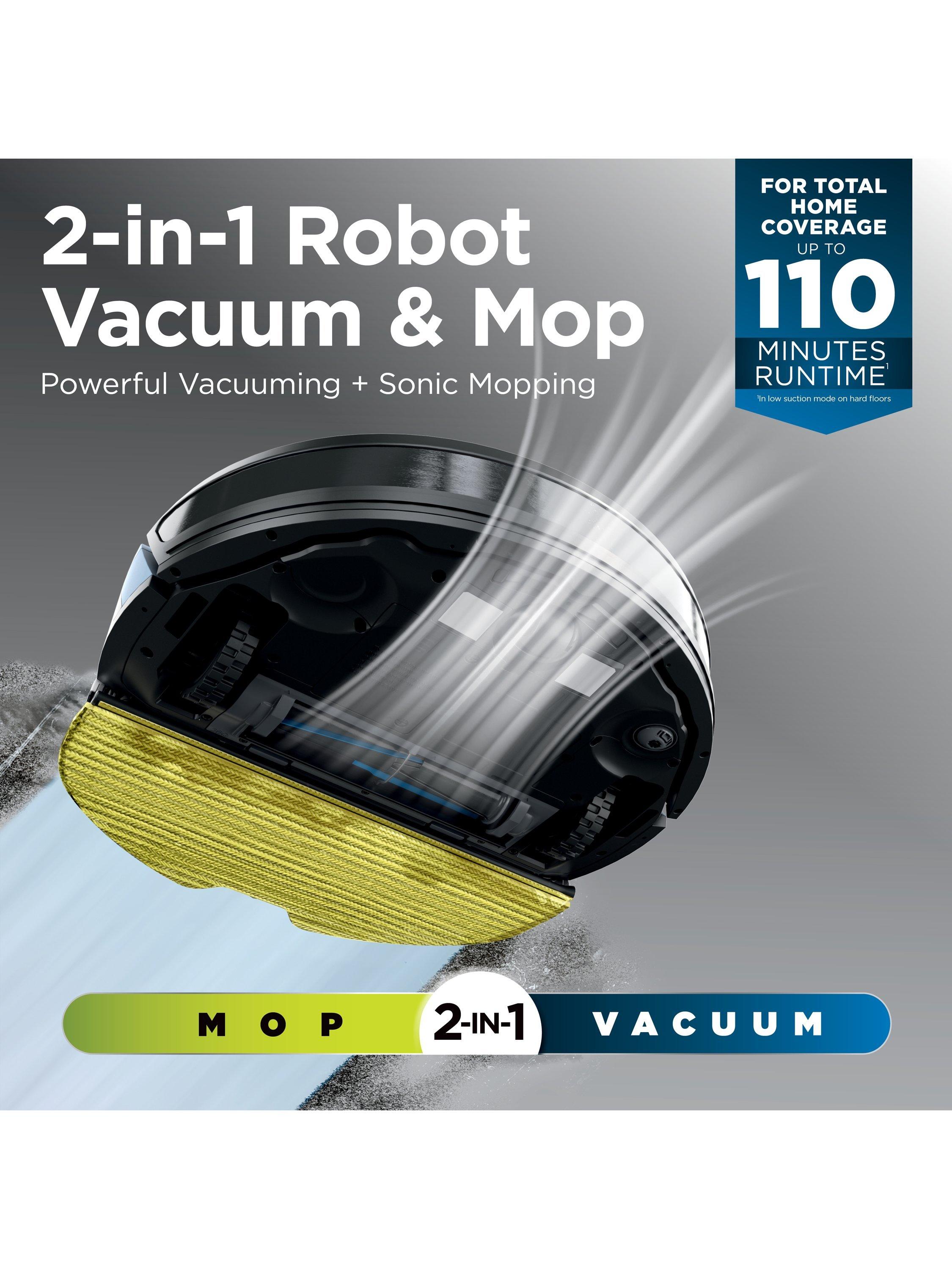 Shark RV2620WAUK Matrix Plus 2-in-1 Self-Empty Robot Vacuum & Mop ...