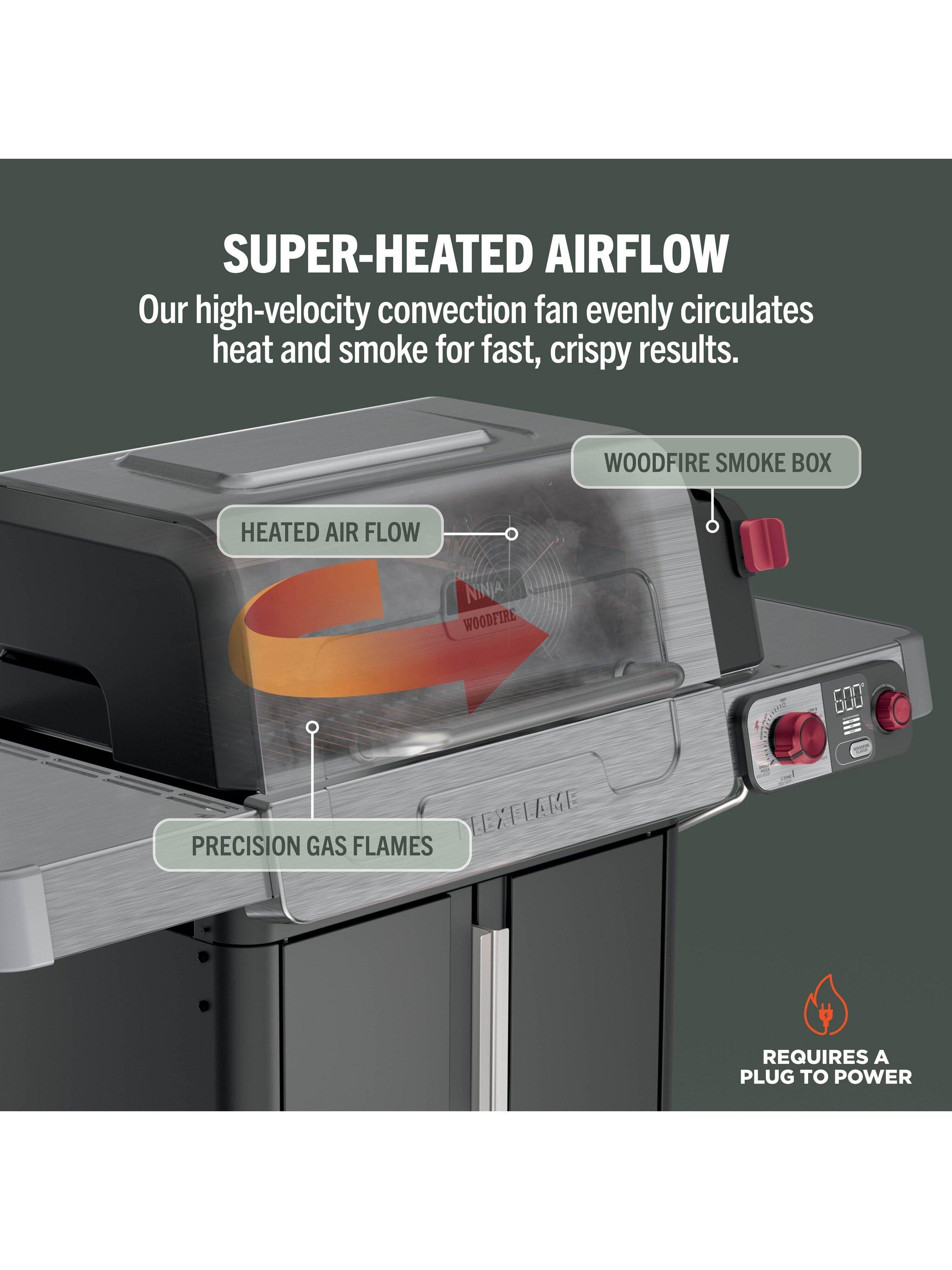 Ninja 5-in-1 FlexFlame 3-Burner Gas BBQ & Outdoor Cooking System