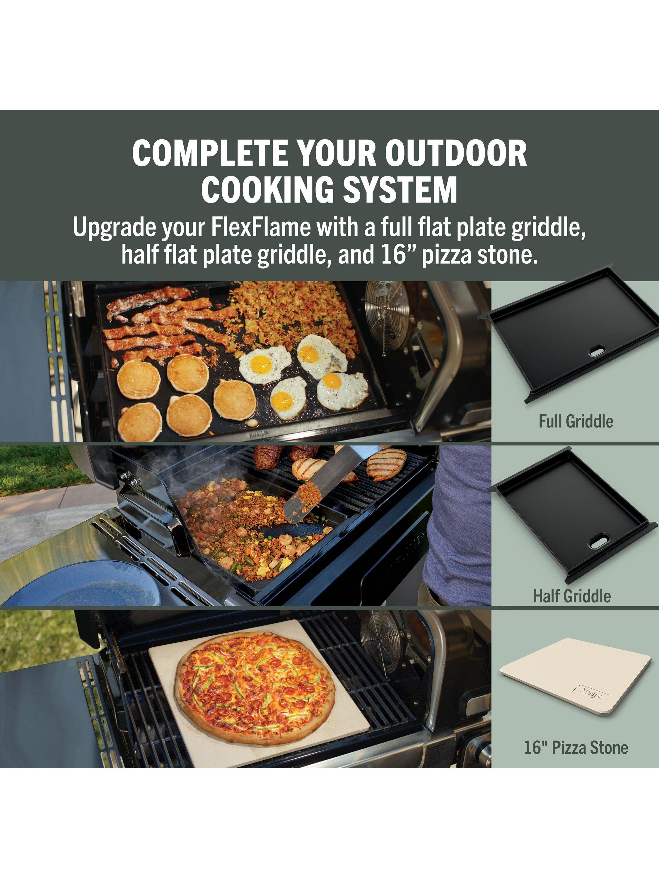 Ninja 5-in-1 FlexFlame Pro Connect Smart 3-Burner Gas BBQ & Outdoor ...
