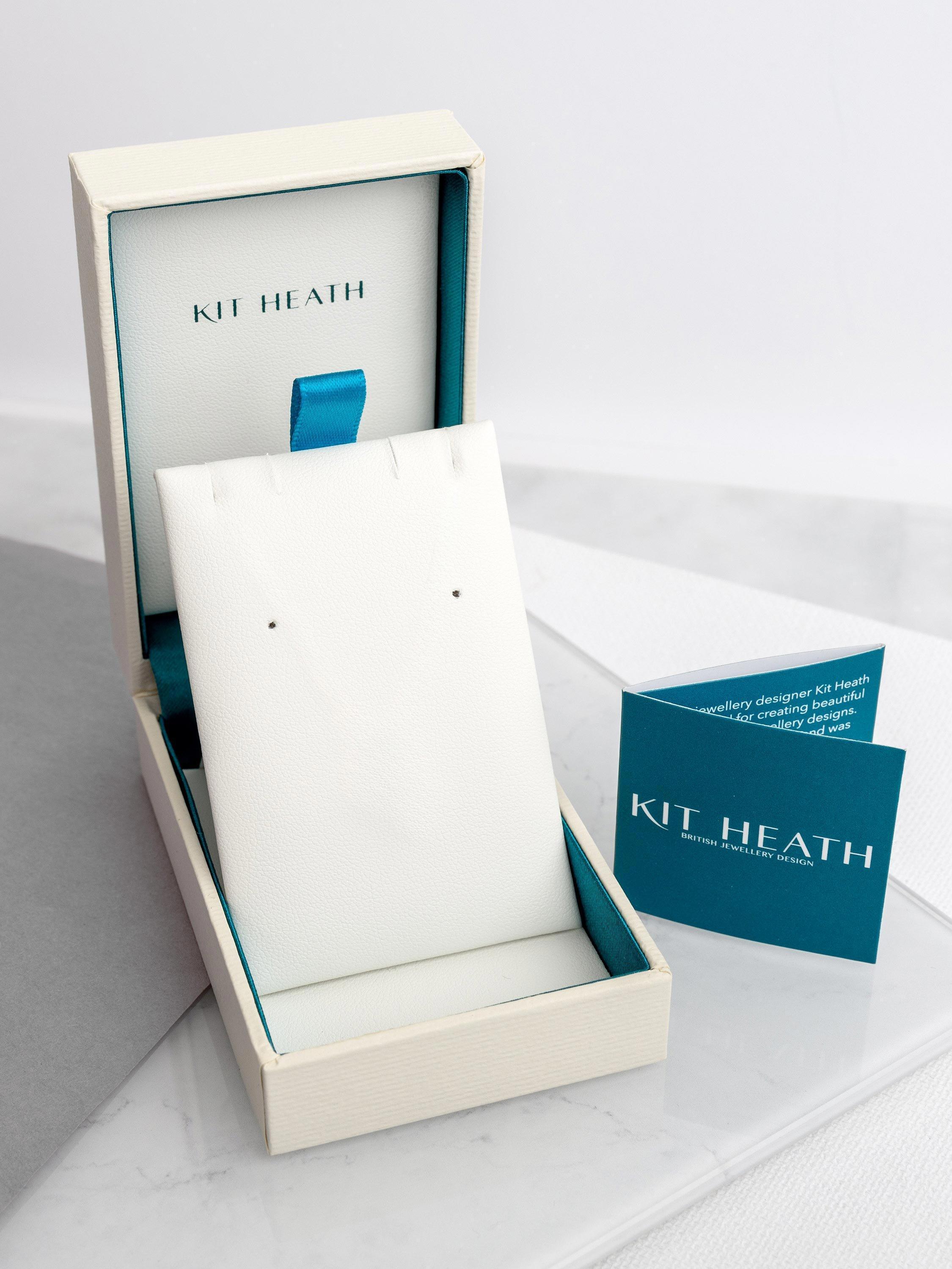 Kit Heath Alicia Golden Petite Necklace, Silver / Yellow Gold