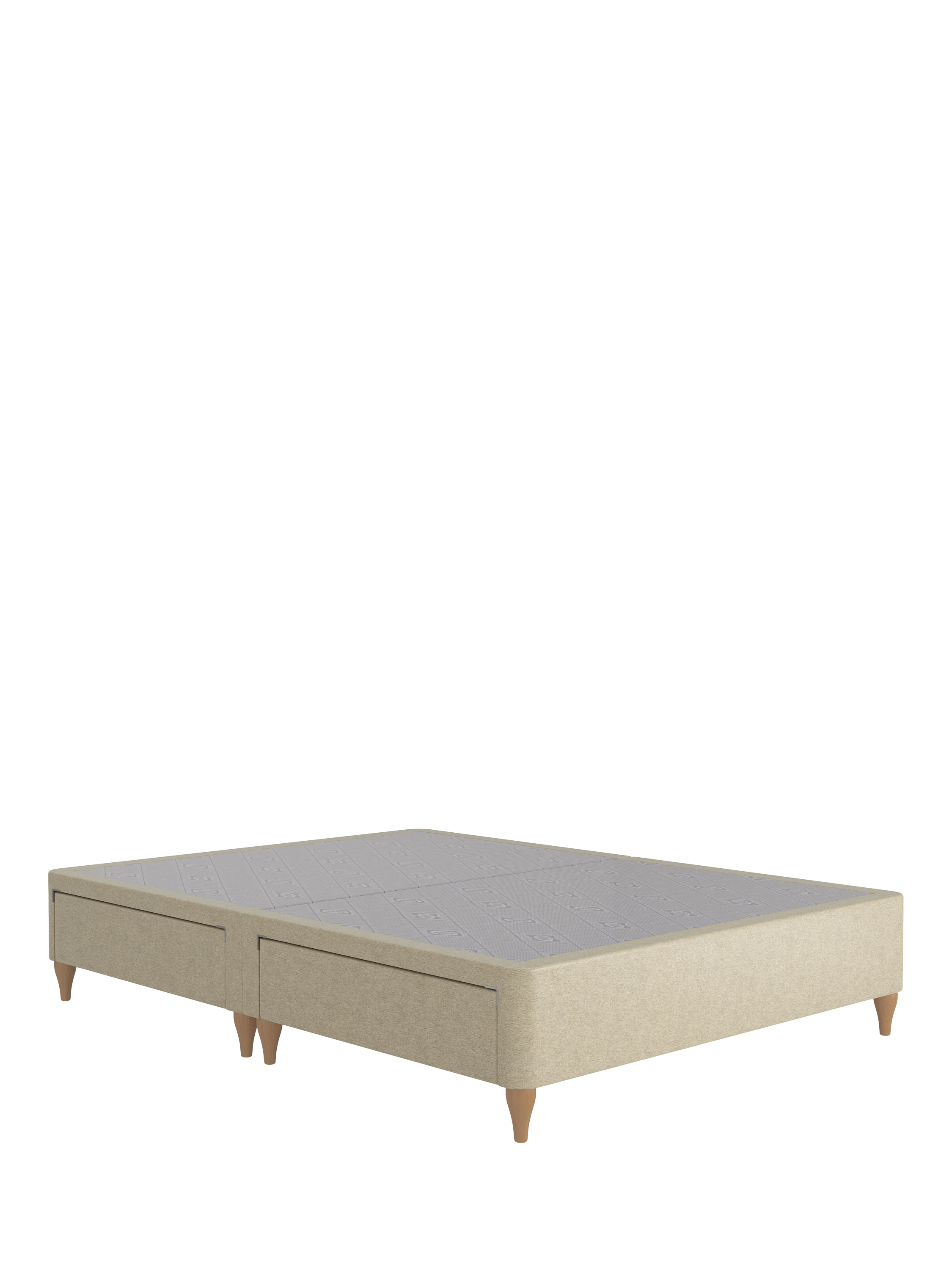 Sealy Posturepedic Exquisite 4 Drawer Divan Base, Natural Legs, Super ...