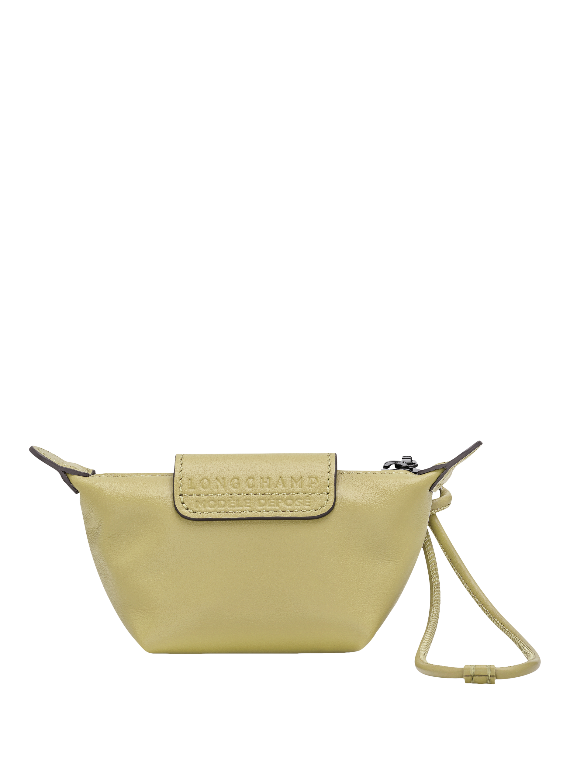 Longchamp Le Pliage Xtra Leather Coin Purse, Pistachio