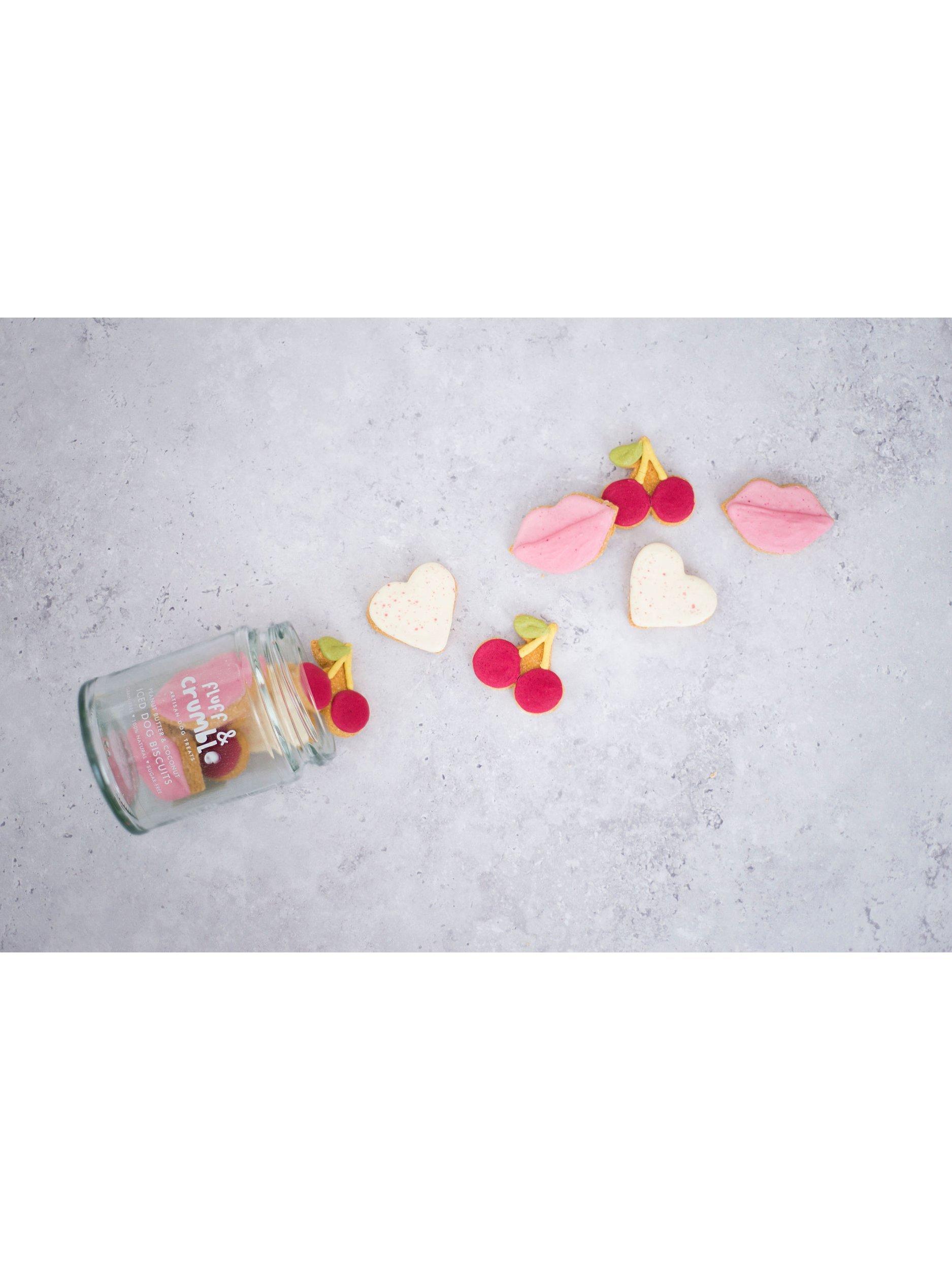 Fluff & Crumble Valentine's Day Dog Biscuits