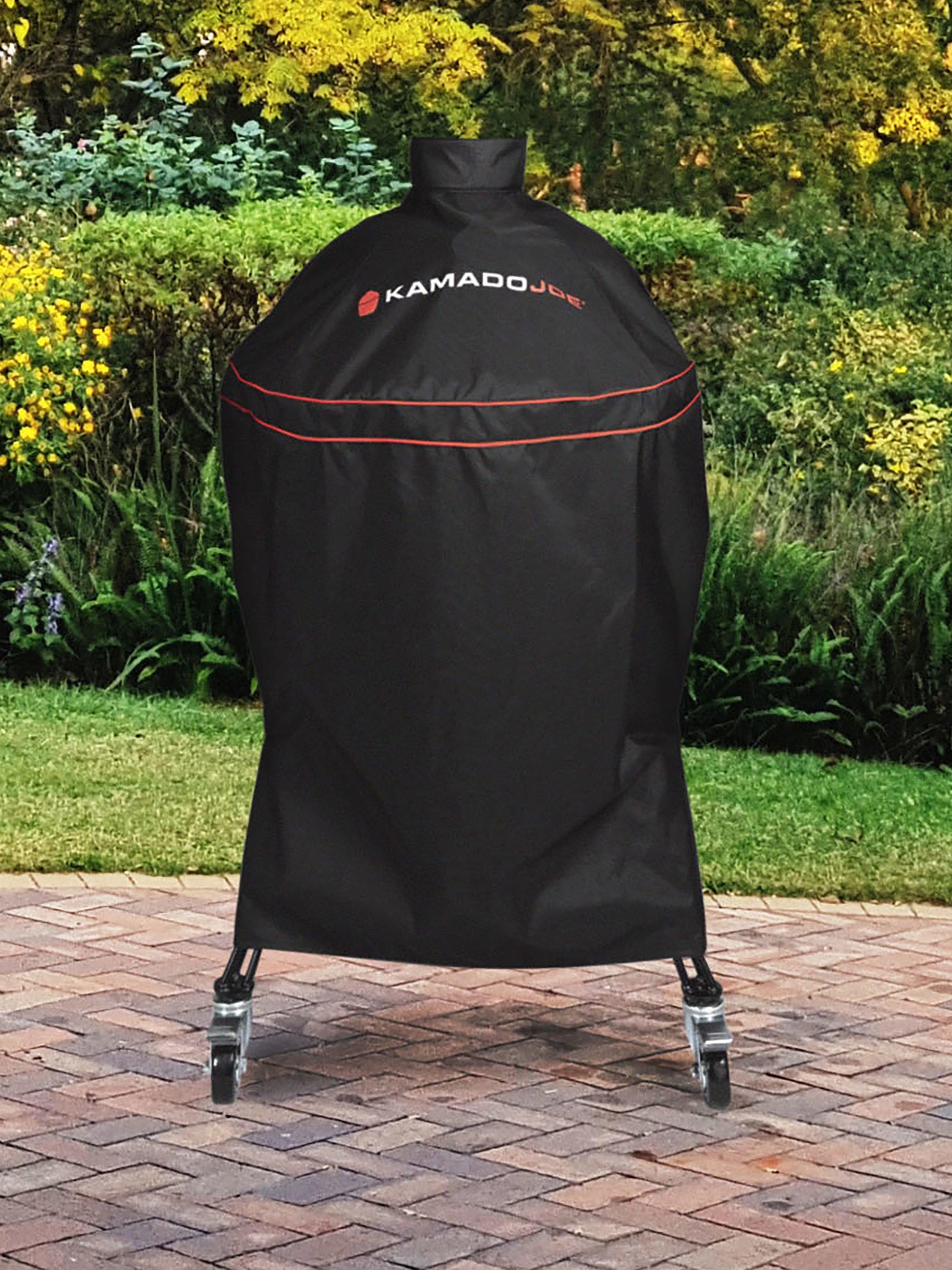 Kamado Joe Classic Joe Series III Charcoal BBQ with Cart & Cover Bundle