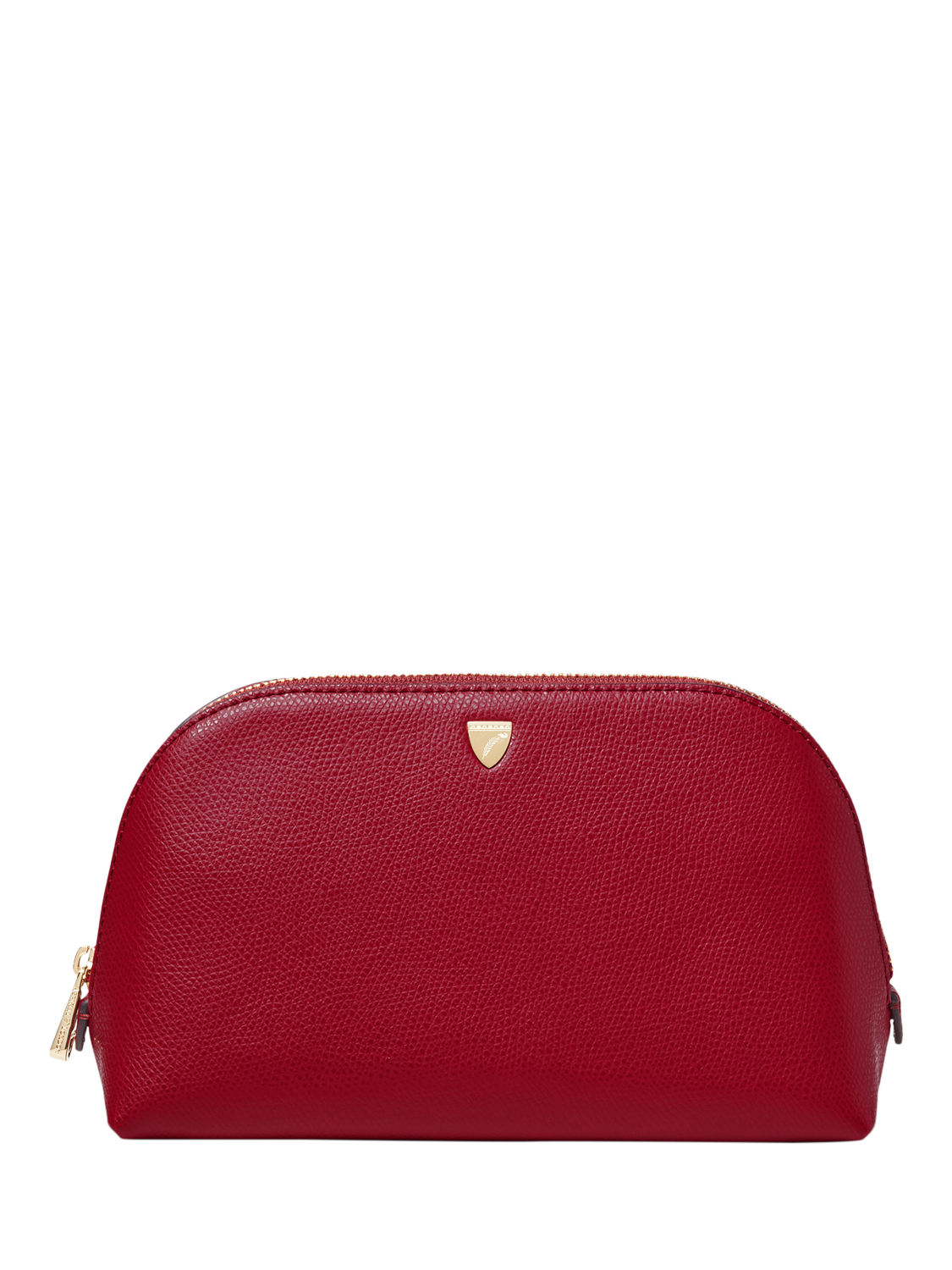 Aspinal of London Leather Cosmetic Case, Cherry