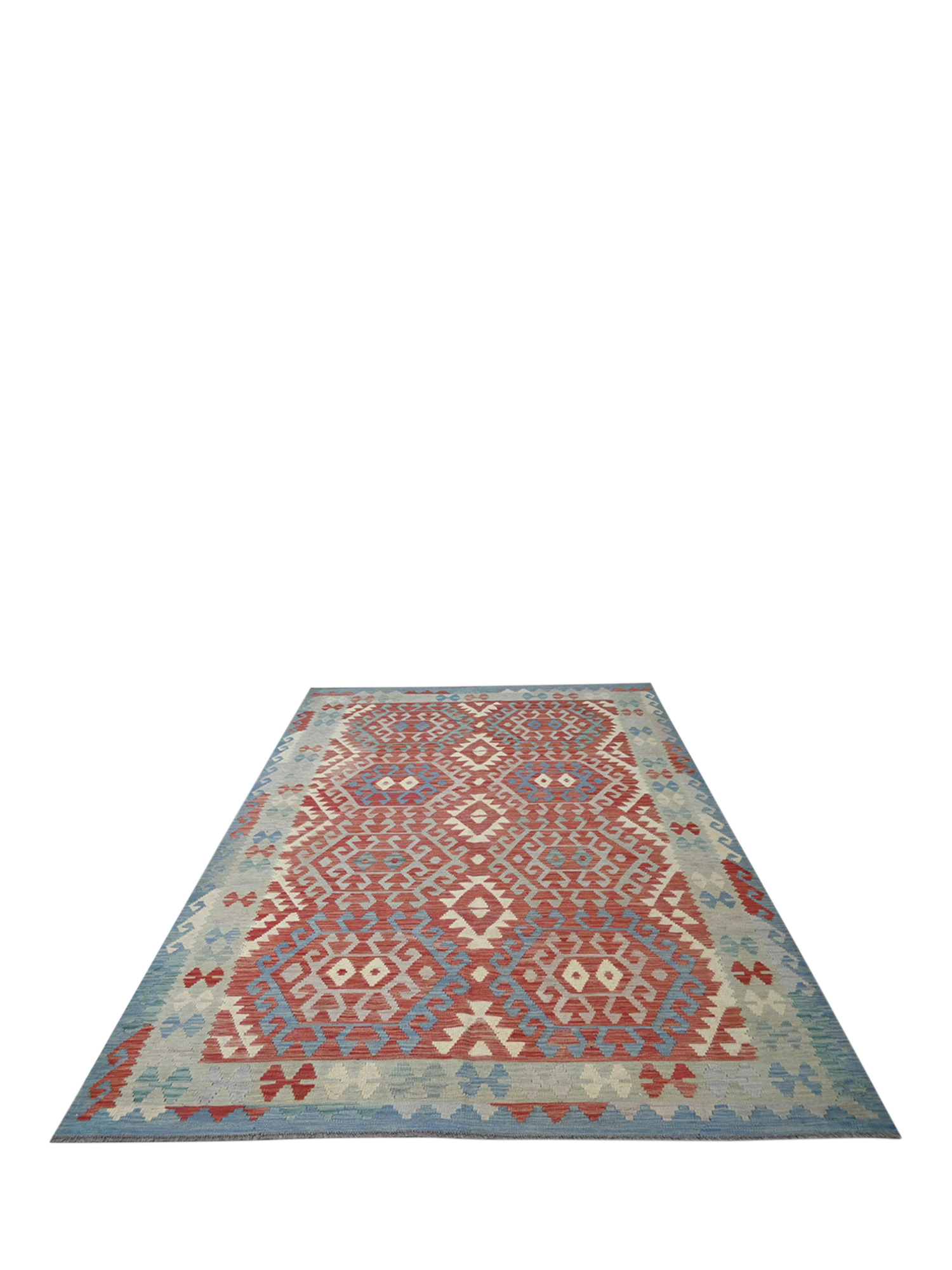Gooch Oriental Kelim Pure Wool Rug, Multi, L291 x W201 cm