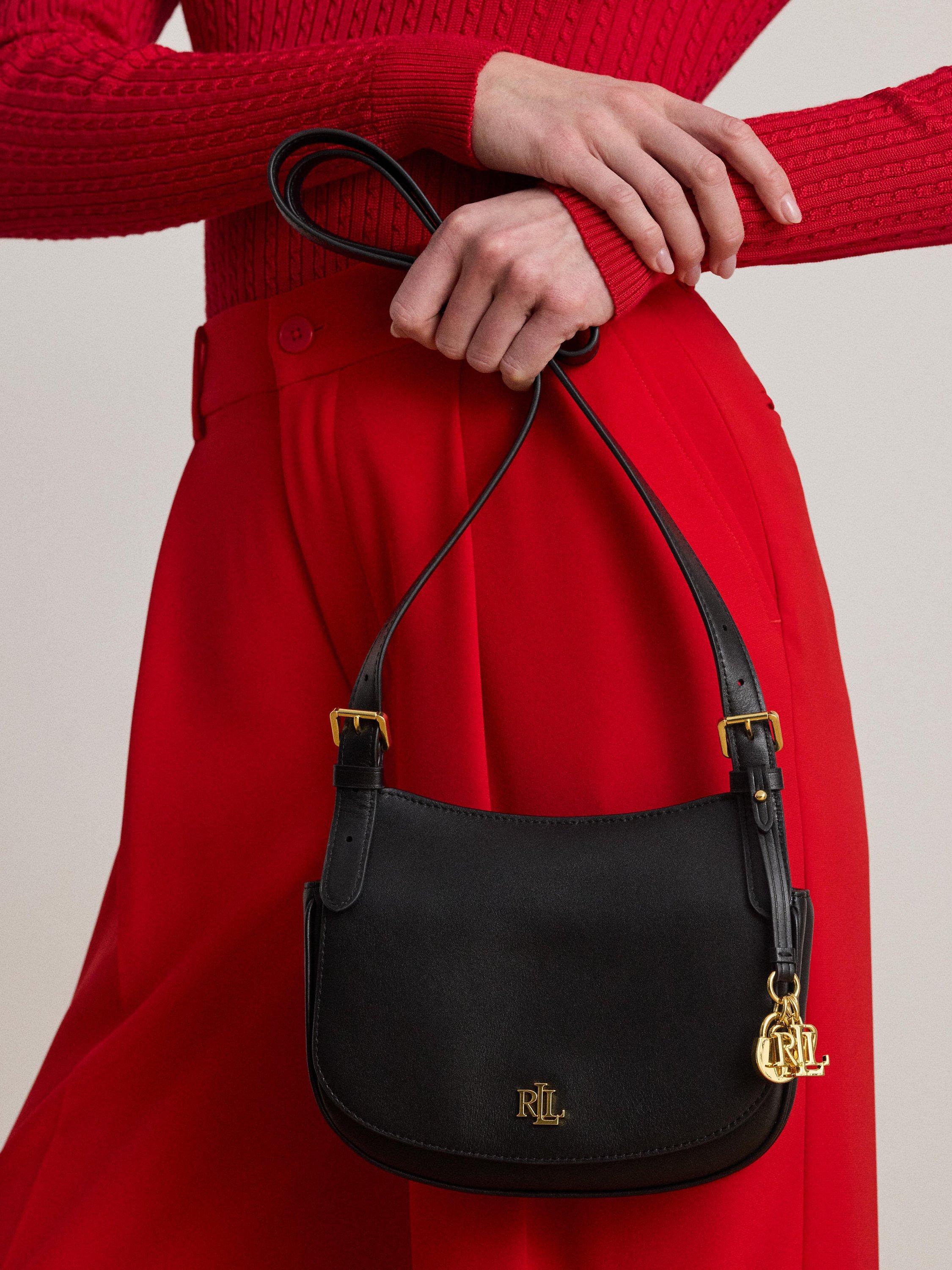 Lauren Ralph Lauren Marcy Medium Crossbody Bag, Black