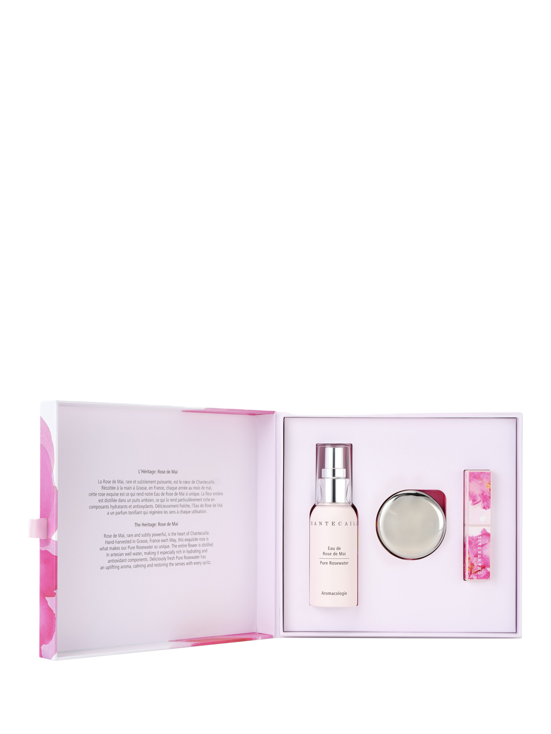 Chantecaille Rose Glow Trio Skincare Gift Set