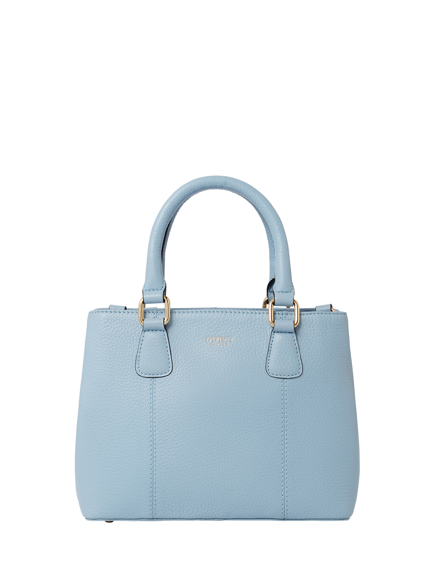 Osprey London The Adaline Mini Leather Grab Bag, Celestial Blue