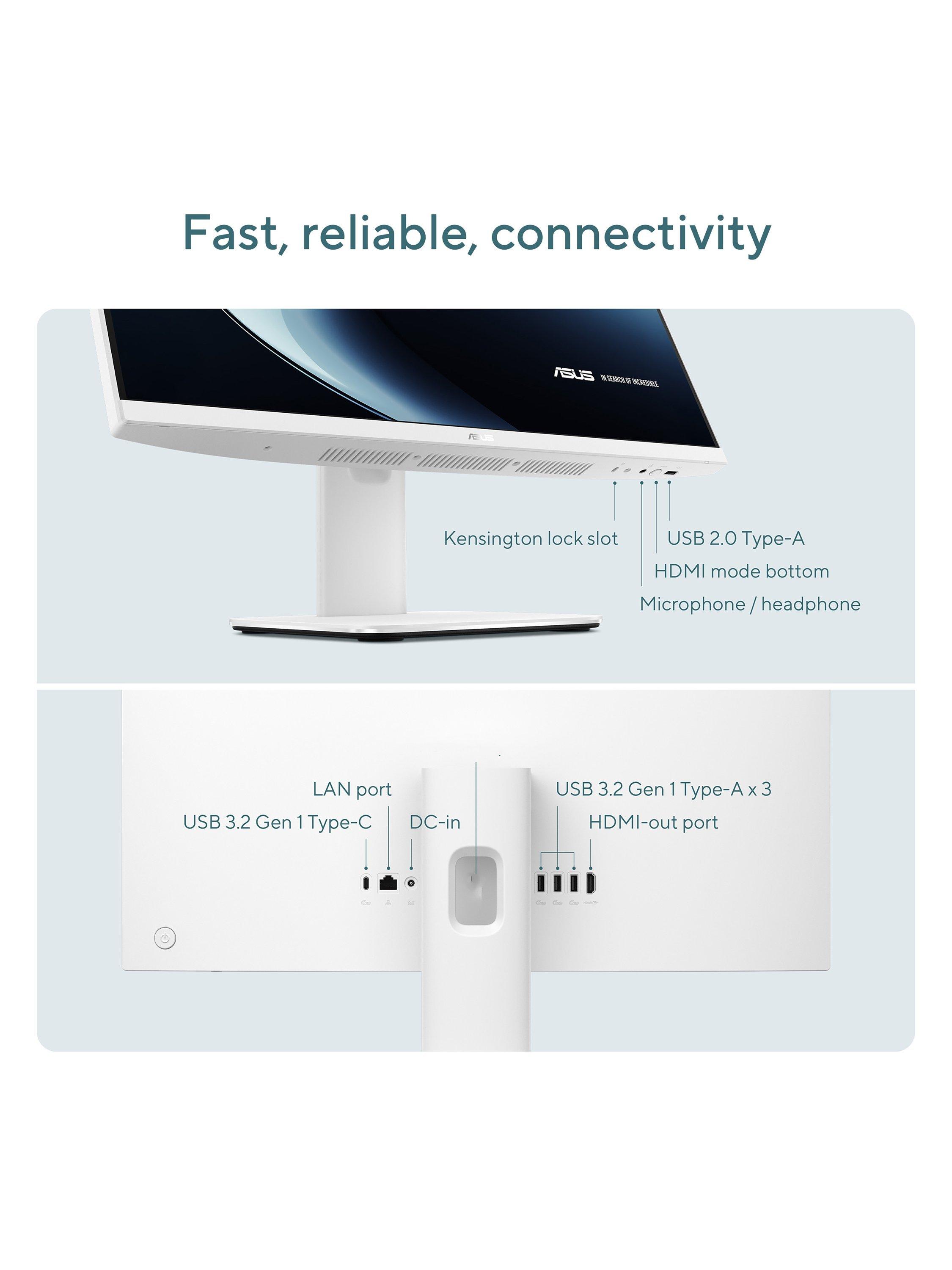 ASUS V400 AiO All-in-One Desktop PC, Intel Core 7 Processor, 16GB RAM ...