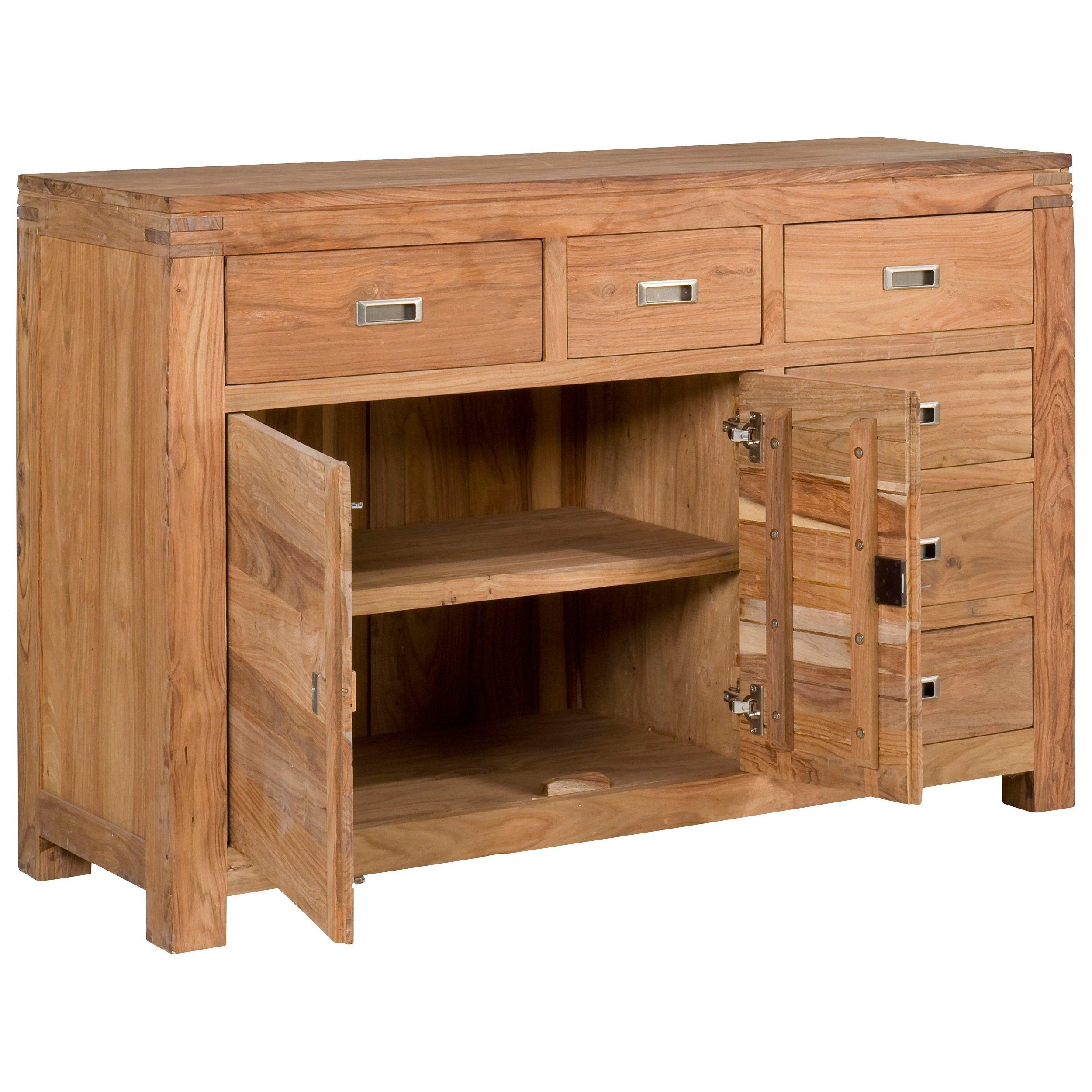 John Lewis Batamba Large 2 Door Sideboard with 6 Right Hand Drawers