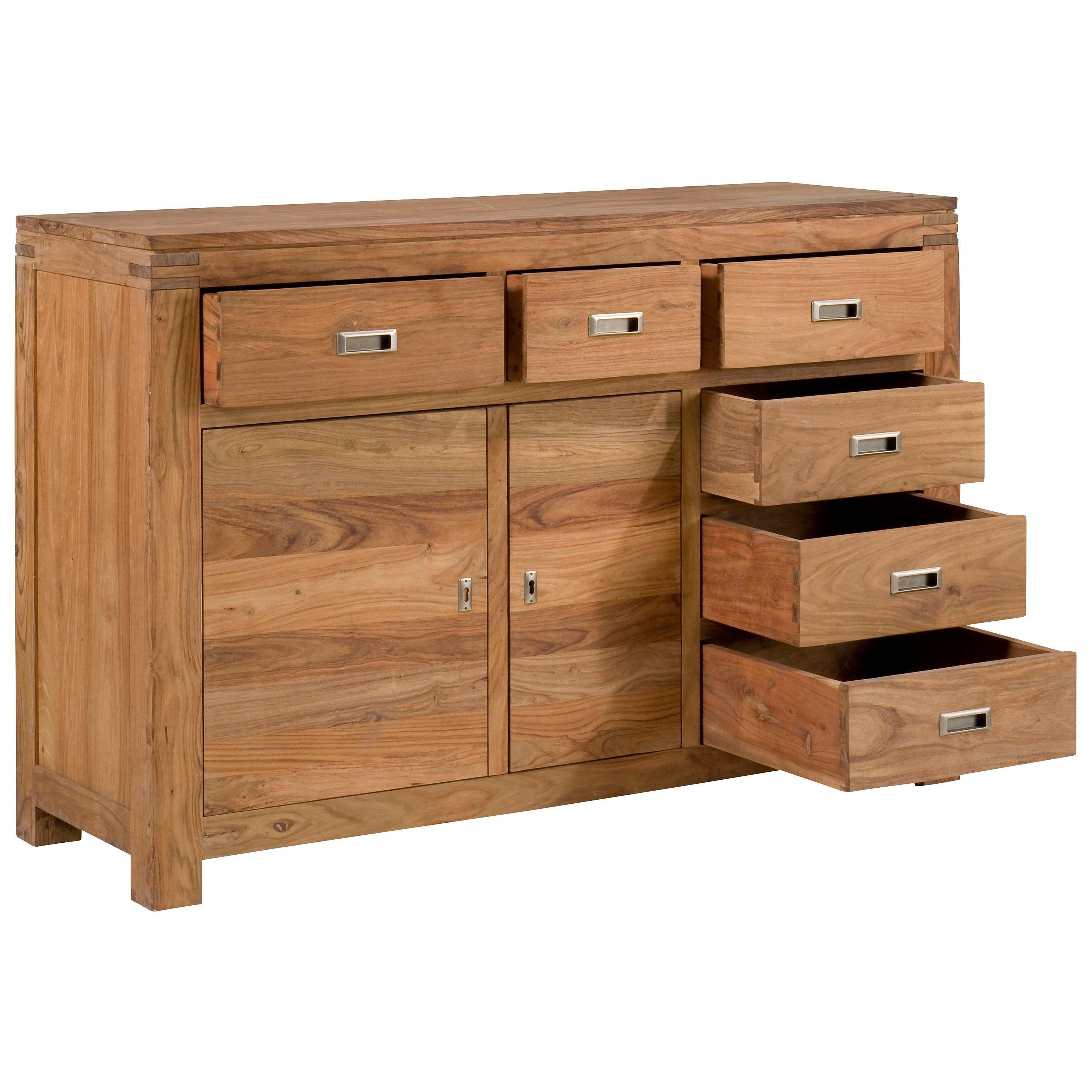 John Lewis Batamba Large 2 Door Sideboard with 6 Right Hand Drawers