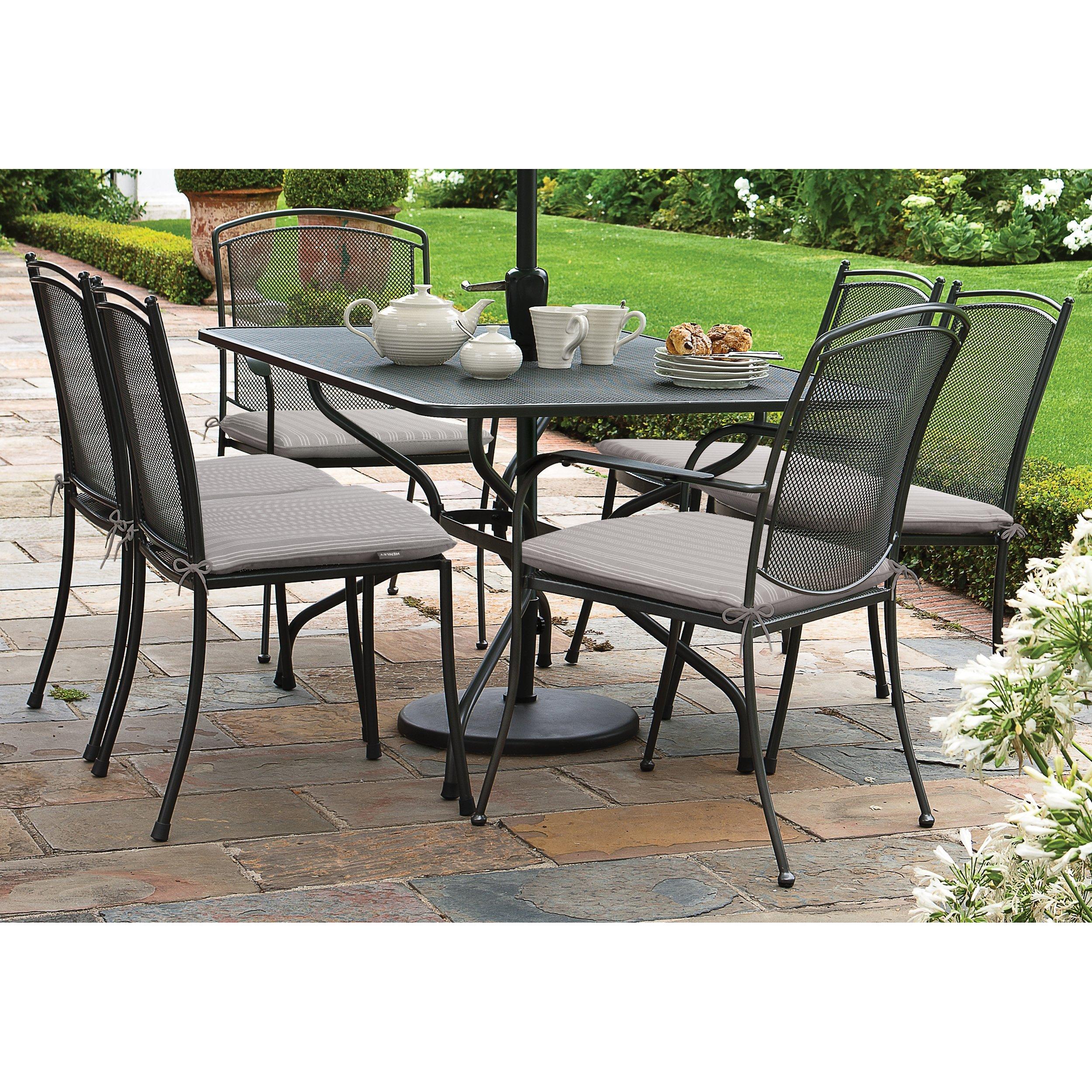 John Lewis & Partners Henley by KETTLER 6-Seater Rectangular Garden ...