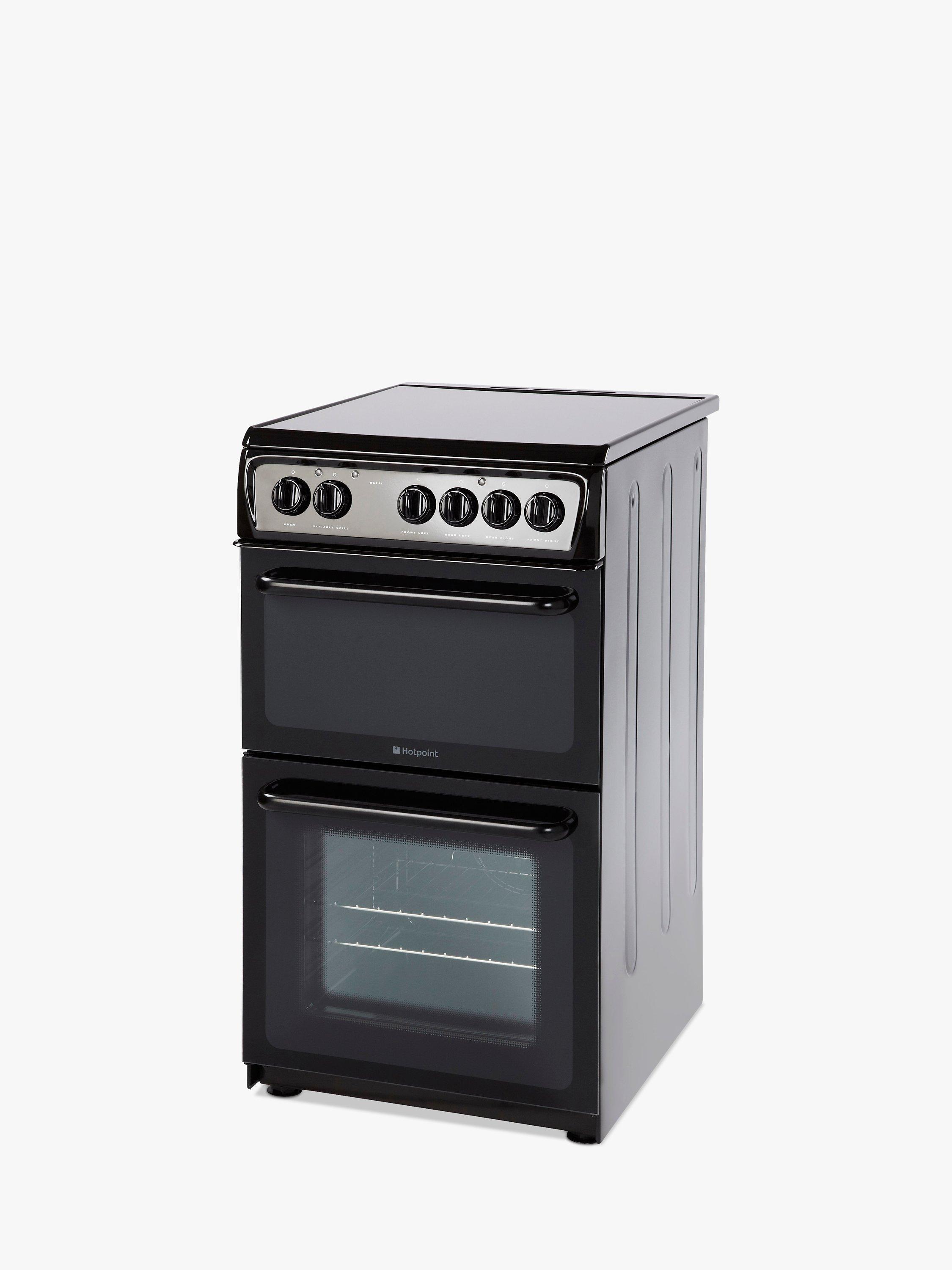Hotpoint HAE51KS Electric Cooker, Black