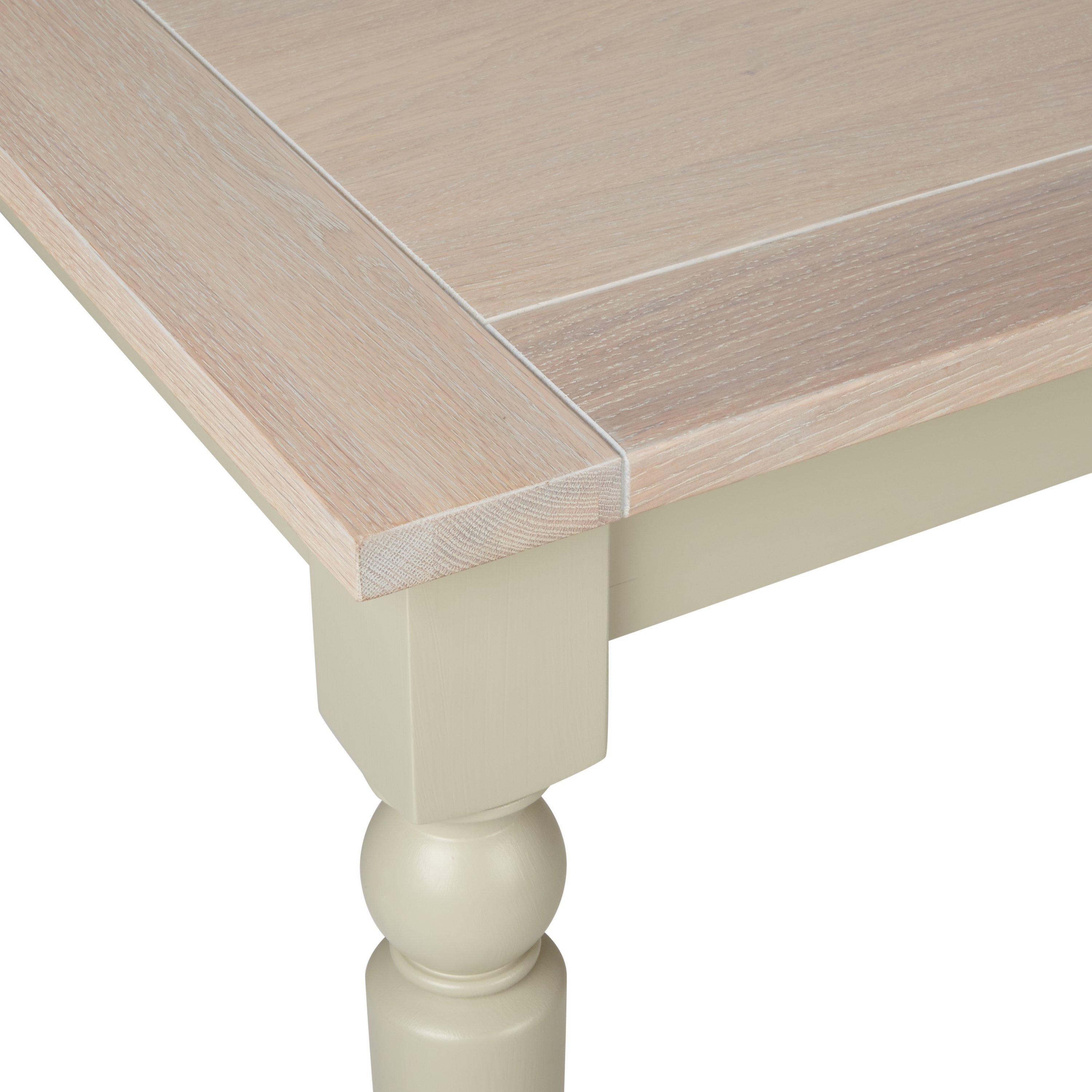 Neptune Suffolk 6-10 Seater Seasoned Oak Extending Dining Table, Honed ...