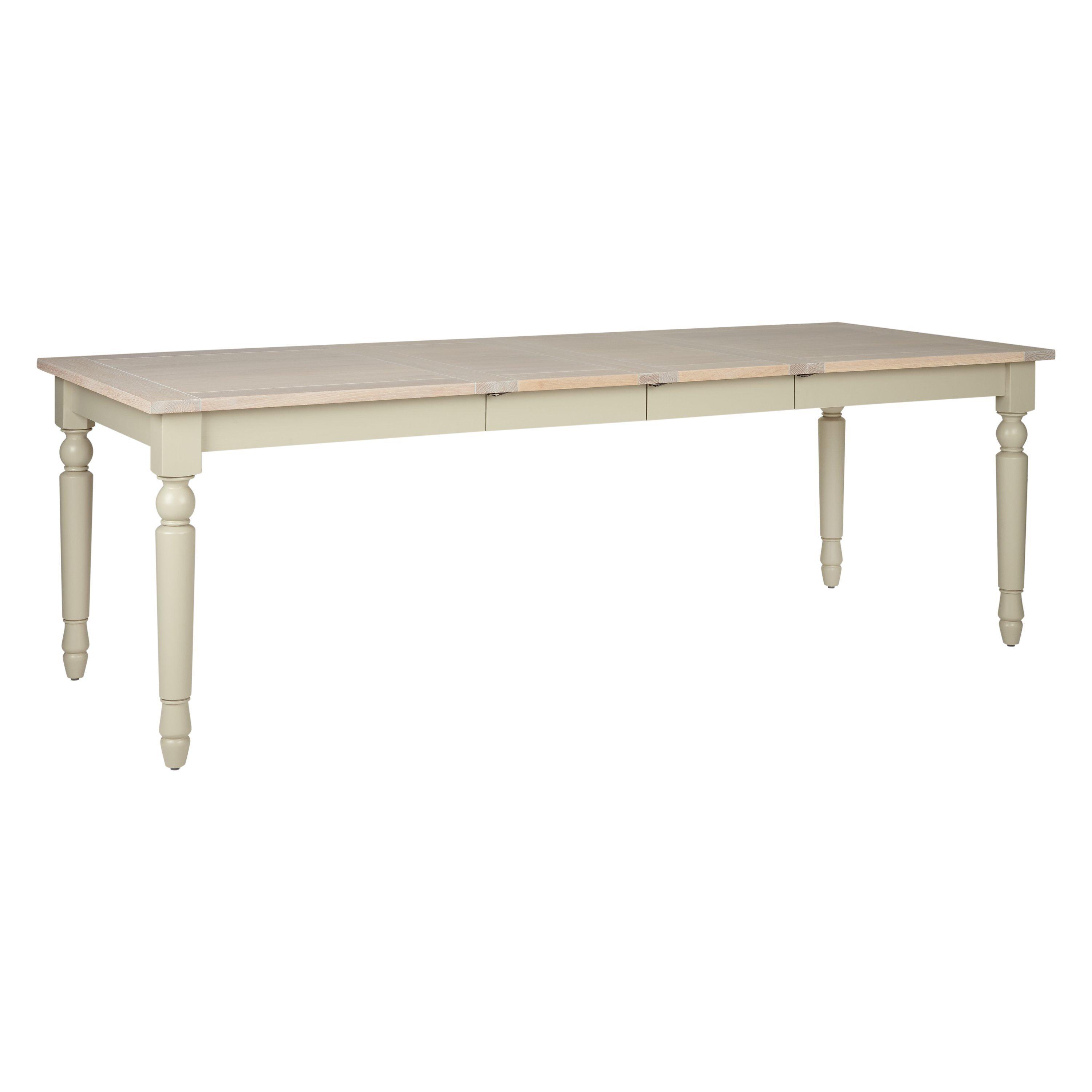 Neptune Suffolk 6-10 Seater Seasoned Oak Extending Dining Table, Honed ...