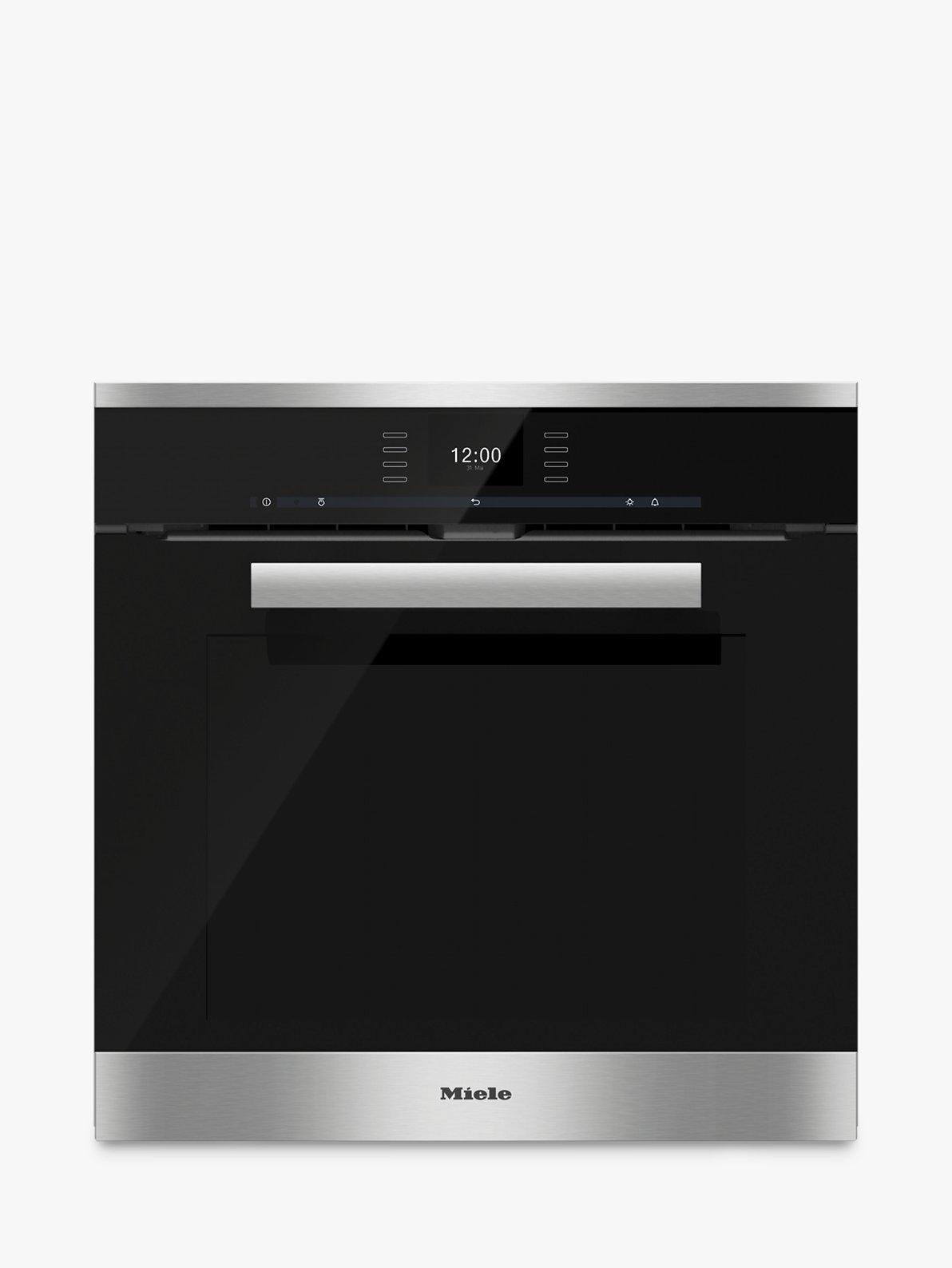 Miele H6660BP PureLine Single Electric Oven, Clean Steel